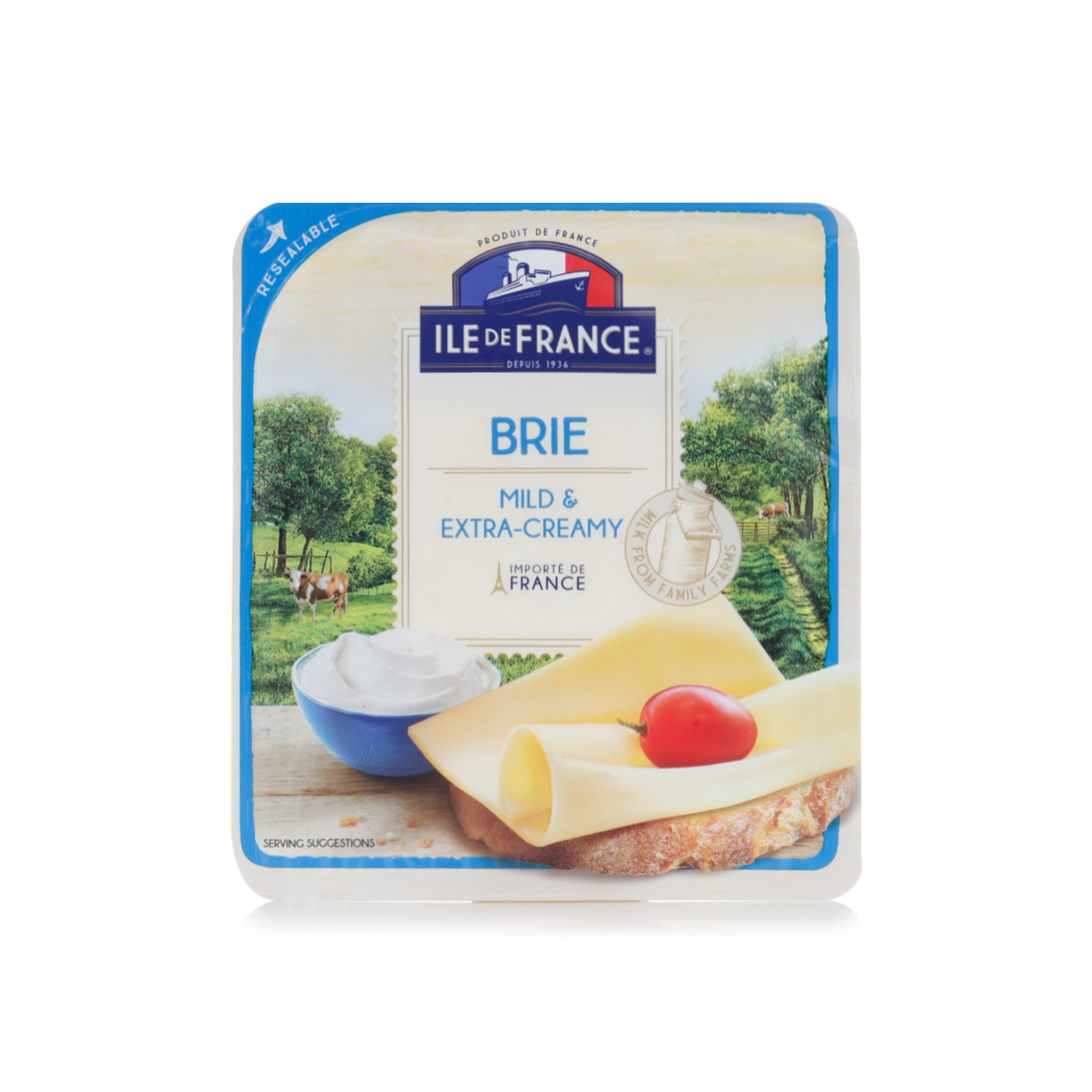 Ile De France Brie Slices 150g - Spinneys UAE
