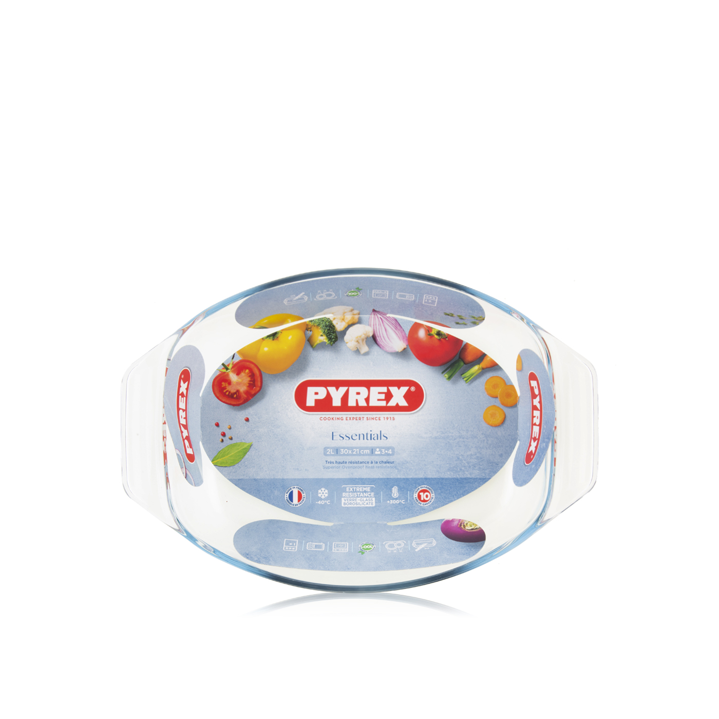 Pyrex Optimum Oval Roaster 35 x 24cm - Spinneys UAE