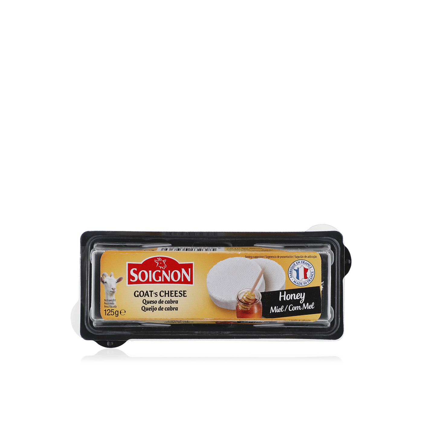 Soignon Goat Cheese Log with Honey 125g - Spinneys UAE