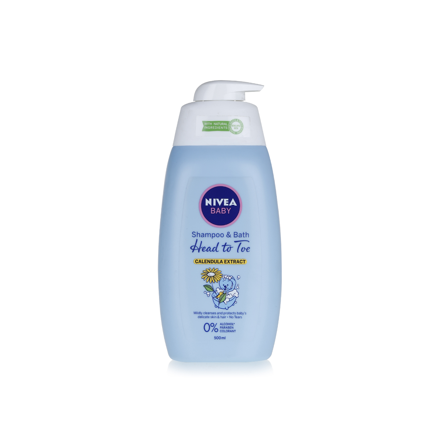 Nivea Head to Toe Baby Shampoo and Bath 500ml - Spinneys UAE