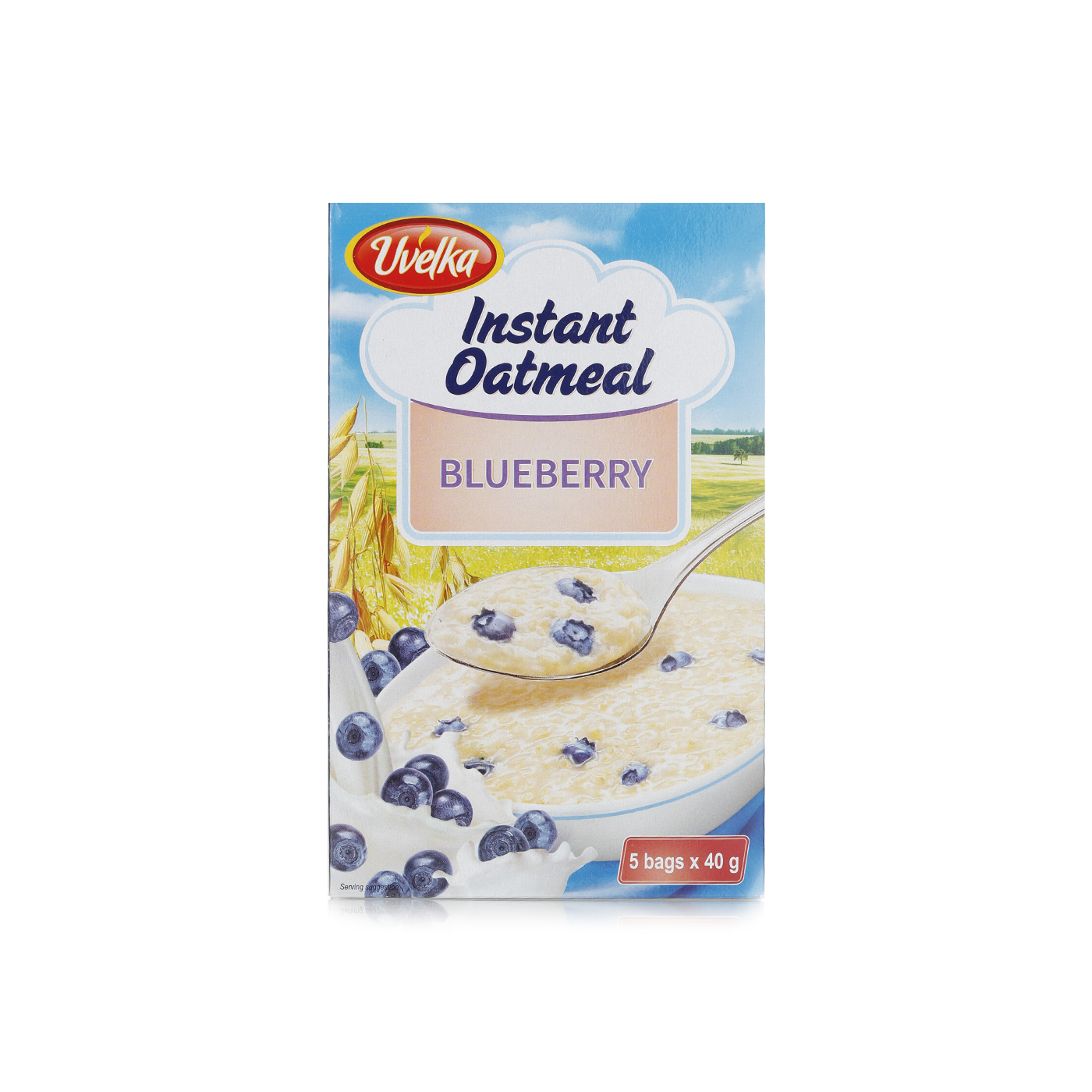 Uvelka Instant Oatmeal Blueberry 200g - Spinneys UAE
