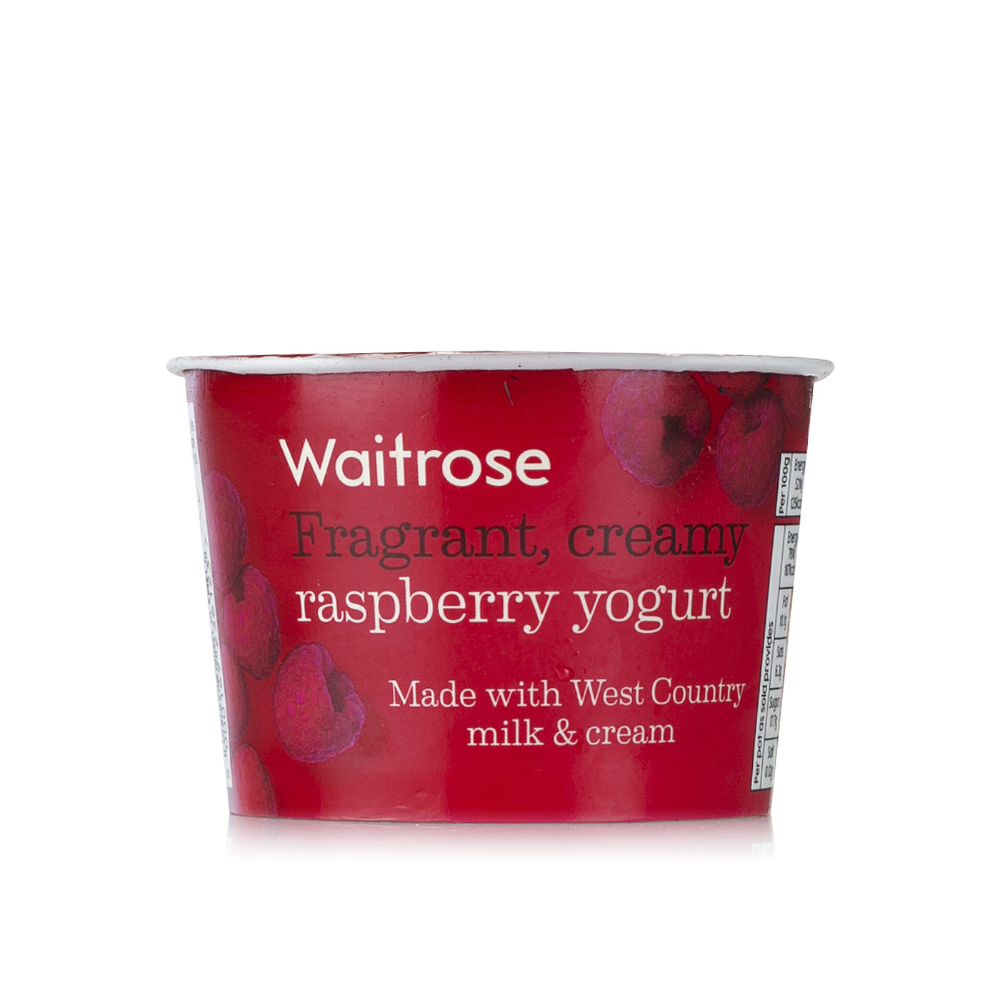 Waitrose Raspberry Yoghurt 150g - Spinneys United Arab Emirates