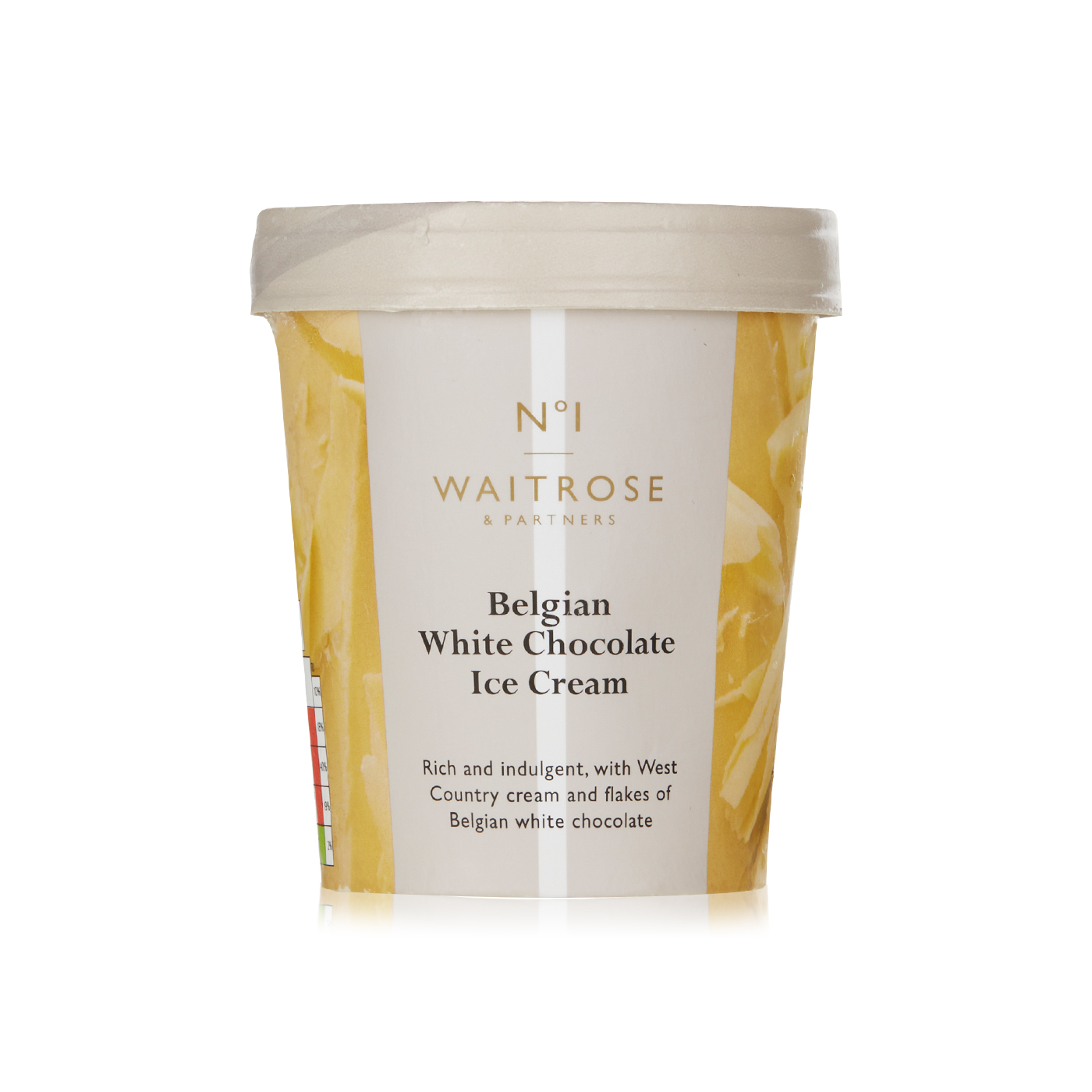 Waitrose Creamy White Chocolate Ice Cream 500Ml - Spinneys UAE