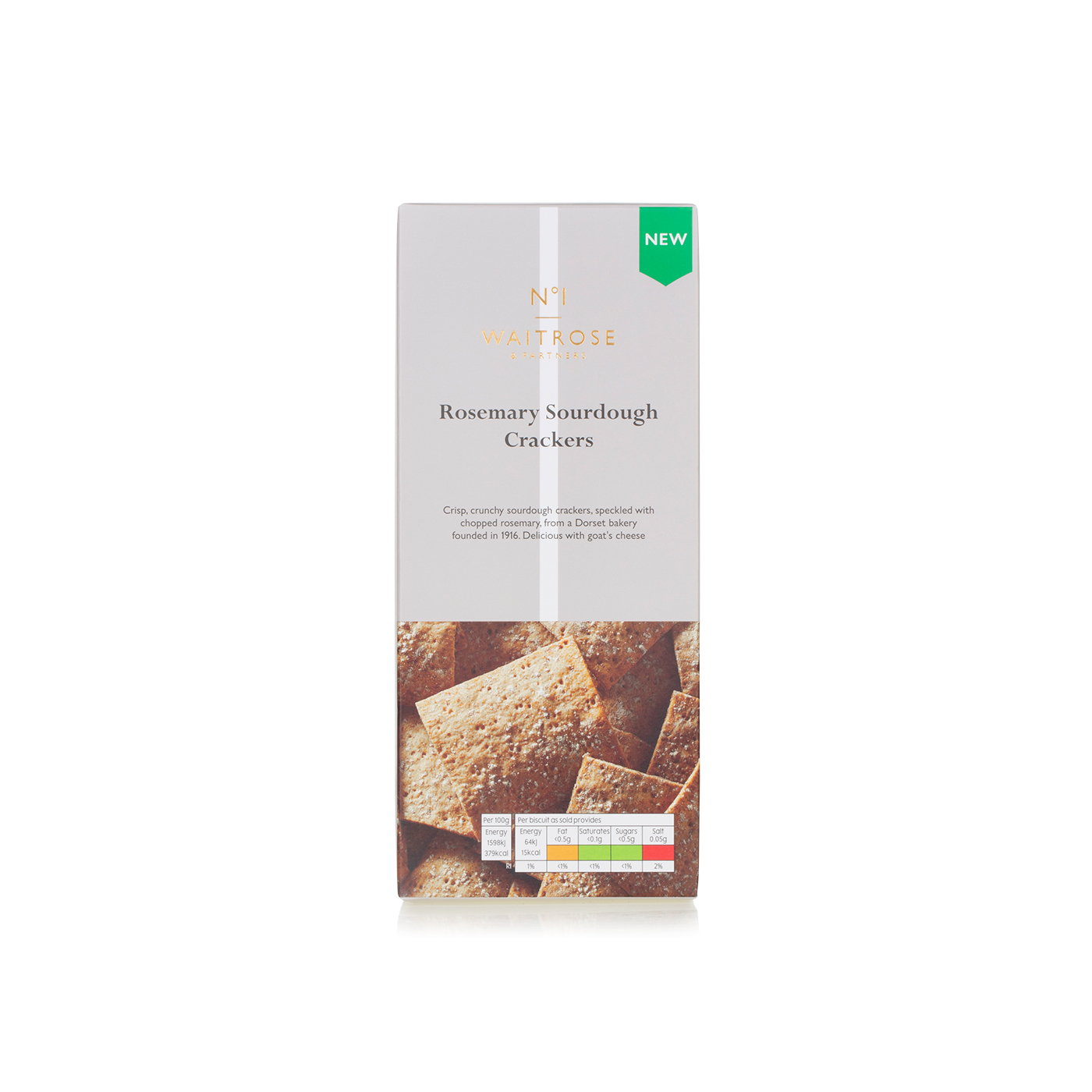 Waitrose Rosemary Sourdough Crackers 130g - Spinneys UAE
