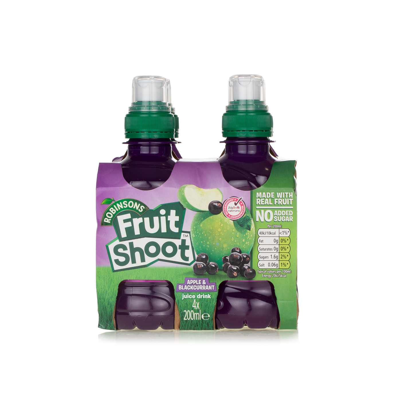 Robinson's Fruit Shoot Blackcurrant 200ml 4s - Spinneys UAE