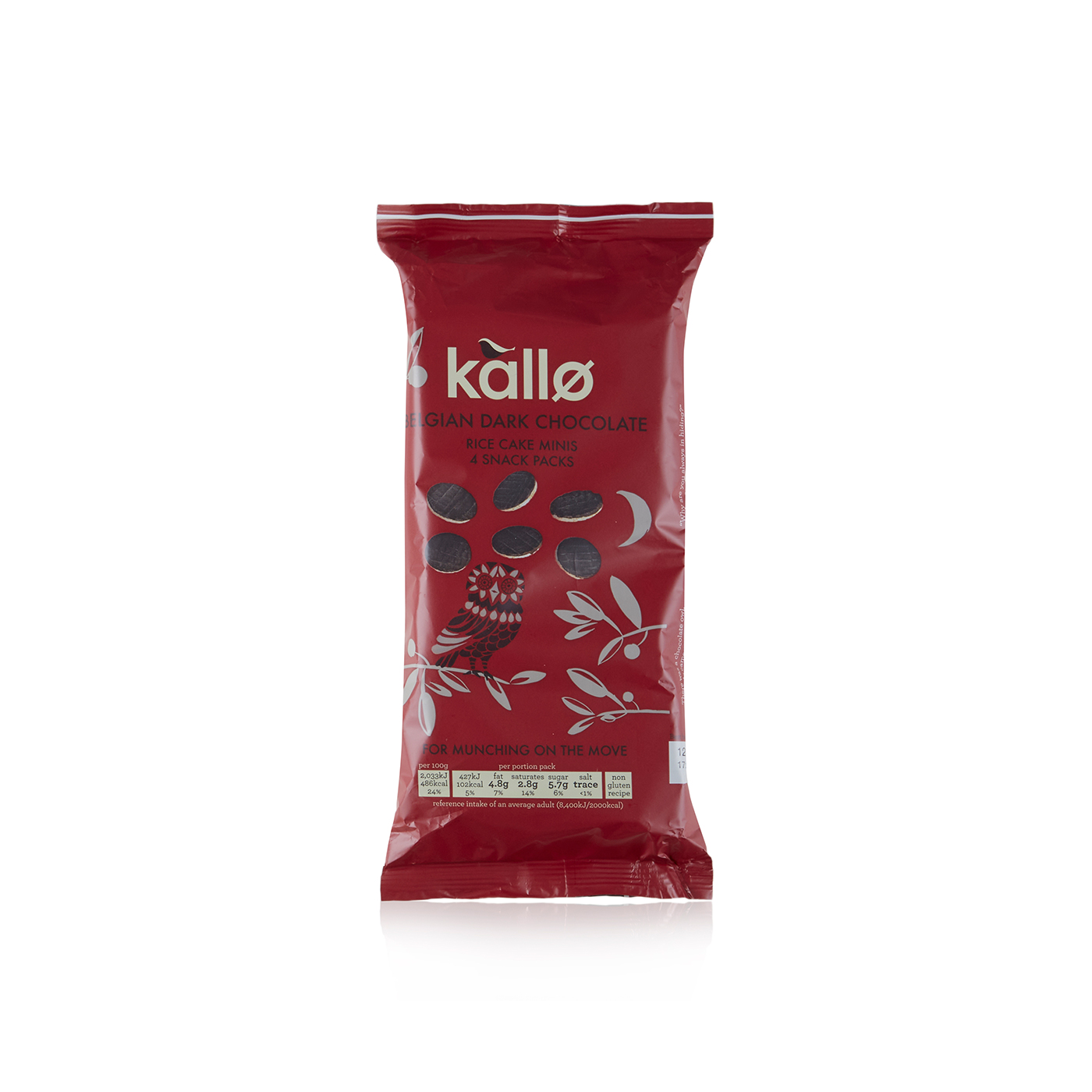 Kallo Dark Chocolate Mini Rice Cakes 84g - Spinneys UAE