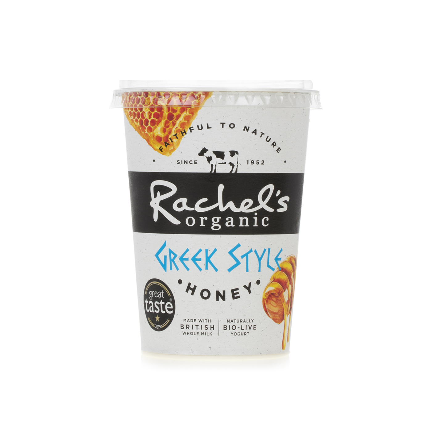 Rachel's Organic Greek Style Yoghurt with Honey 450g - Spinneys UAE