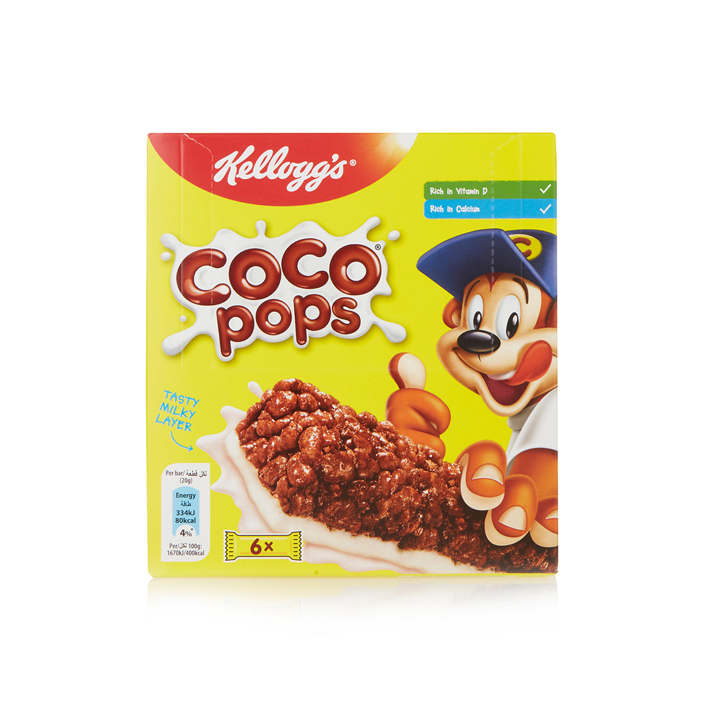Kellogg's Coco Pops Bars 20g x 6 - Spinneys UAE