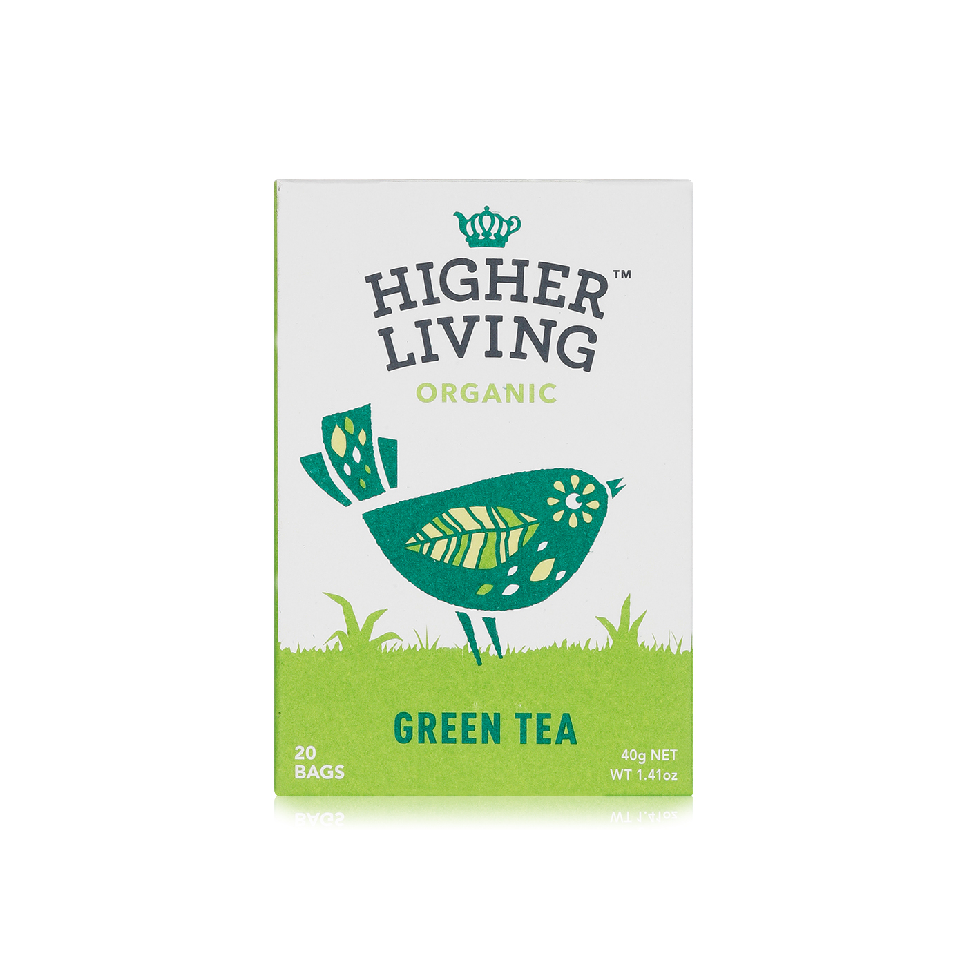 Higher Living Organic Green Tea Bags x 20 - Spinneys UAE
