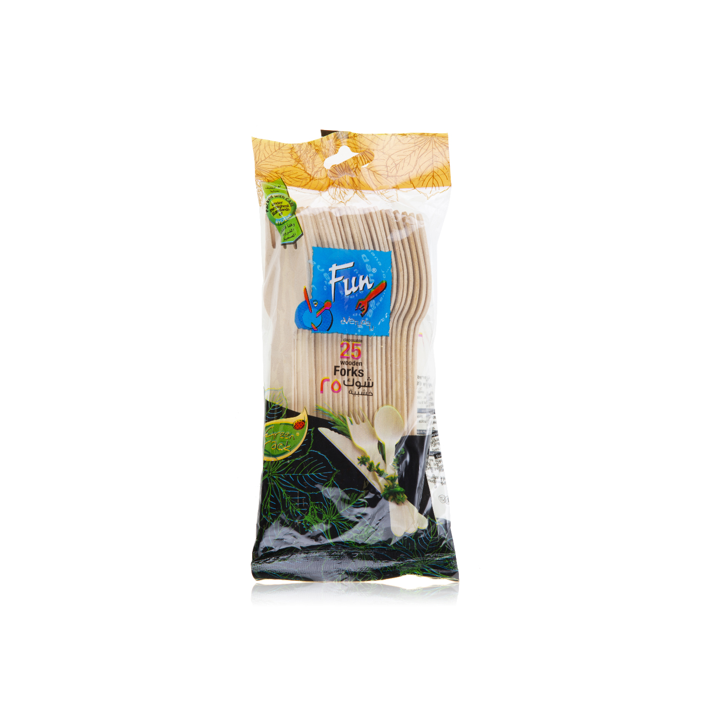 Fun Wooden Forks 25 Pack - Spinneys UAE