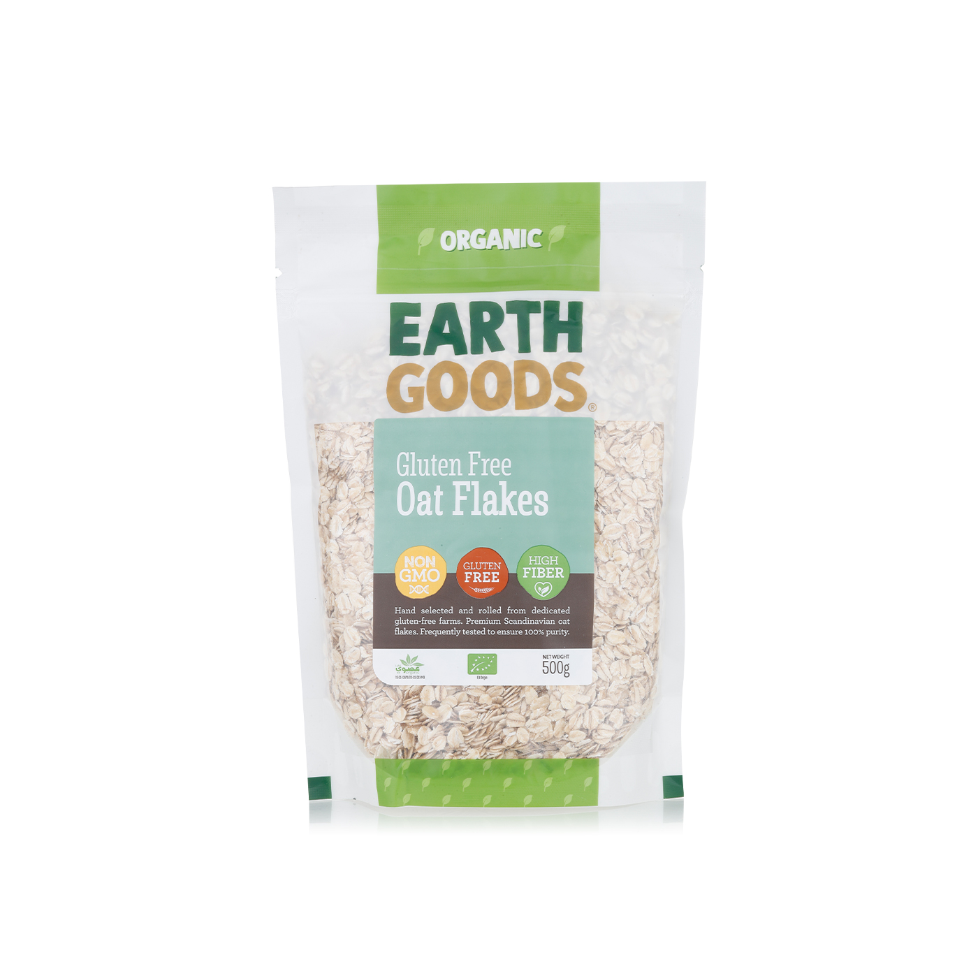 Earth Goods organic gluten free rolled oats 500g - Spinneys UAE