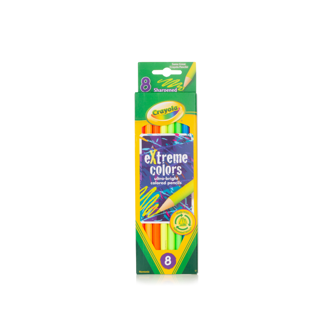 Crayola Extreme Colour Pencils x 8 - Spinneys UAE