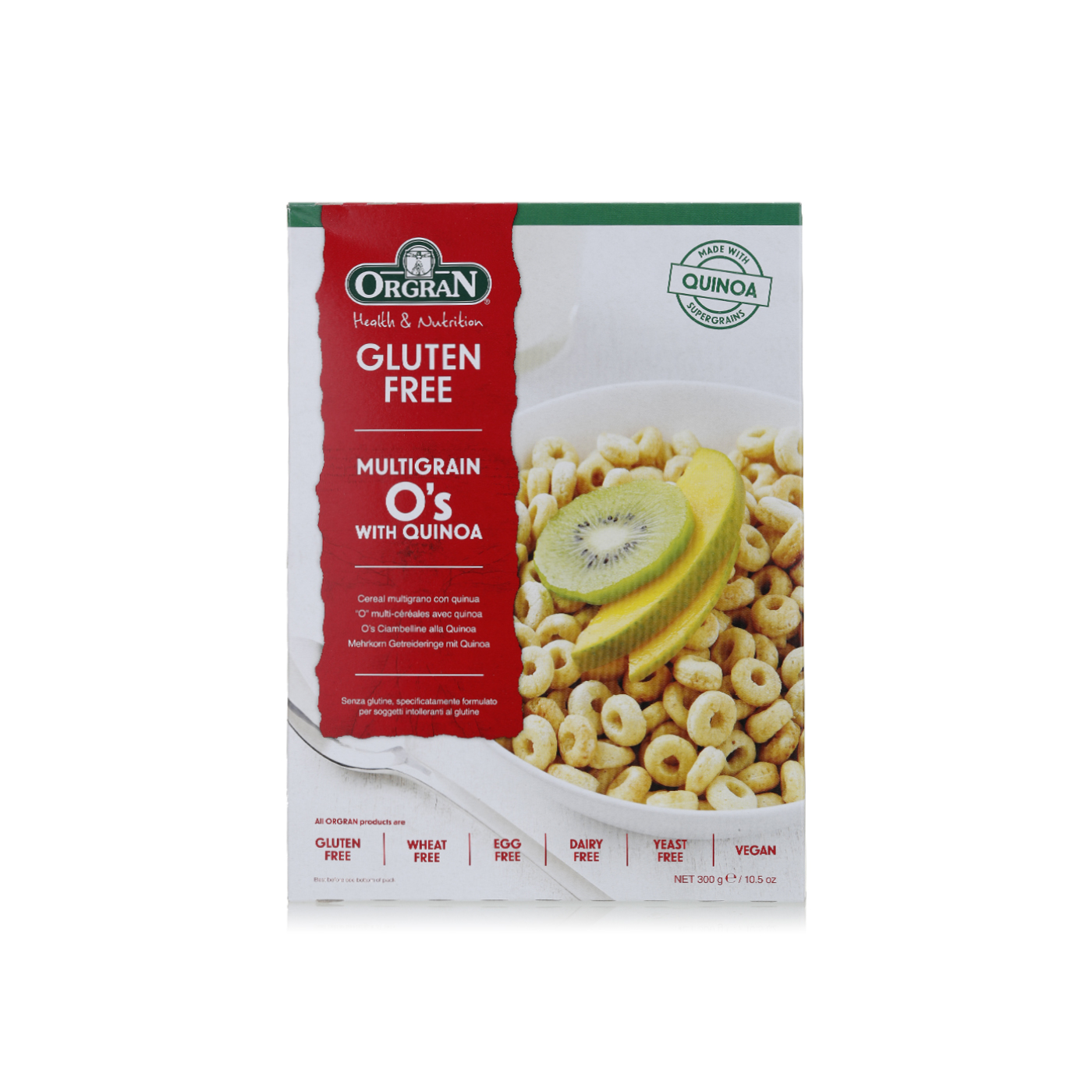 Orgran Multigrain O's with Quinoa 300g - Spinneys UAE