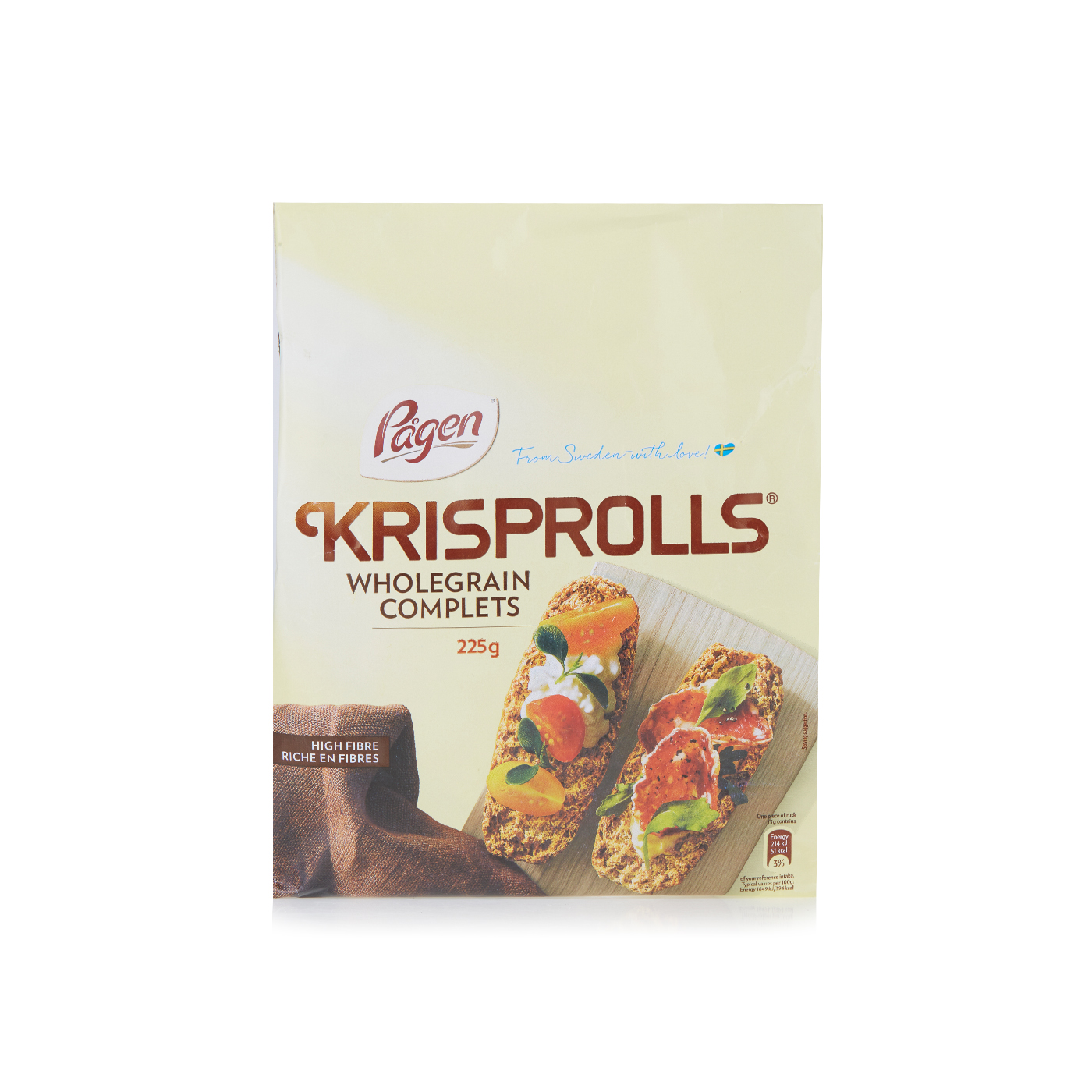 Pagen Krisprolls Wholegrain Complets 225g - Spinneys UAE