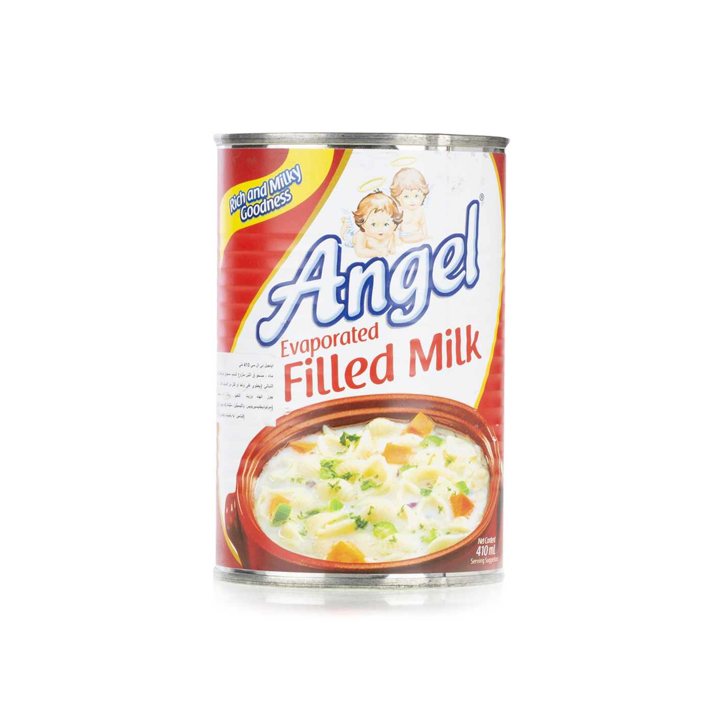 Angel Evaporated Filled Milk 410ml - Spinneys UAE