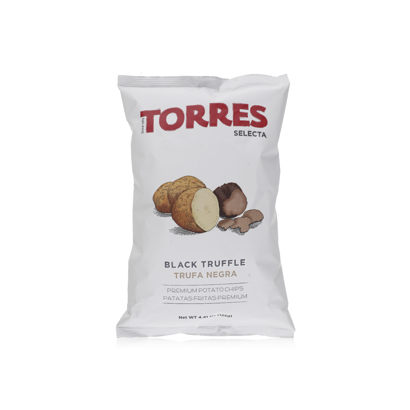 Torres Selecta Black Truffle Potato Chips 150g - Spinneys UAE
