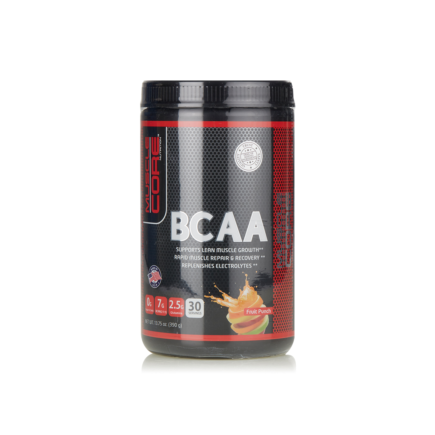 Muscle Core BCAA fruit punch protein powder 390g - Spinneys UAE
