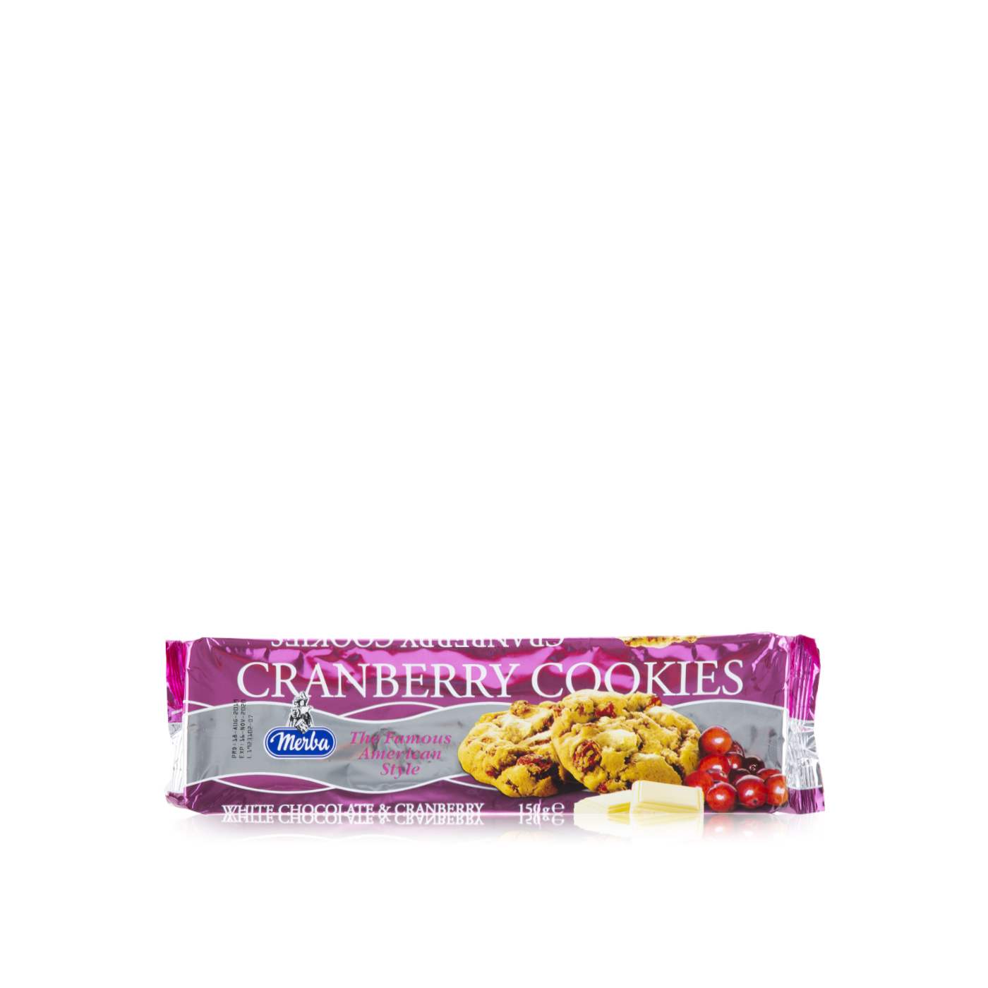 Merba White Choco & Cranberry Cookies 250g - Spinneys UAE