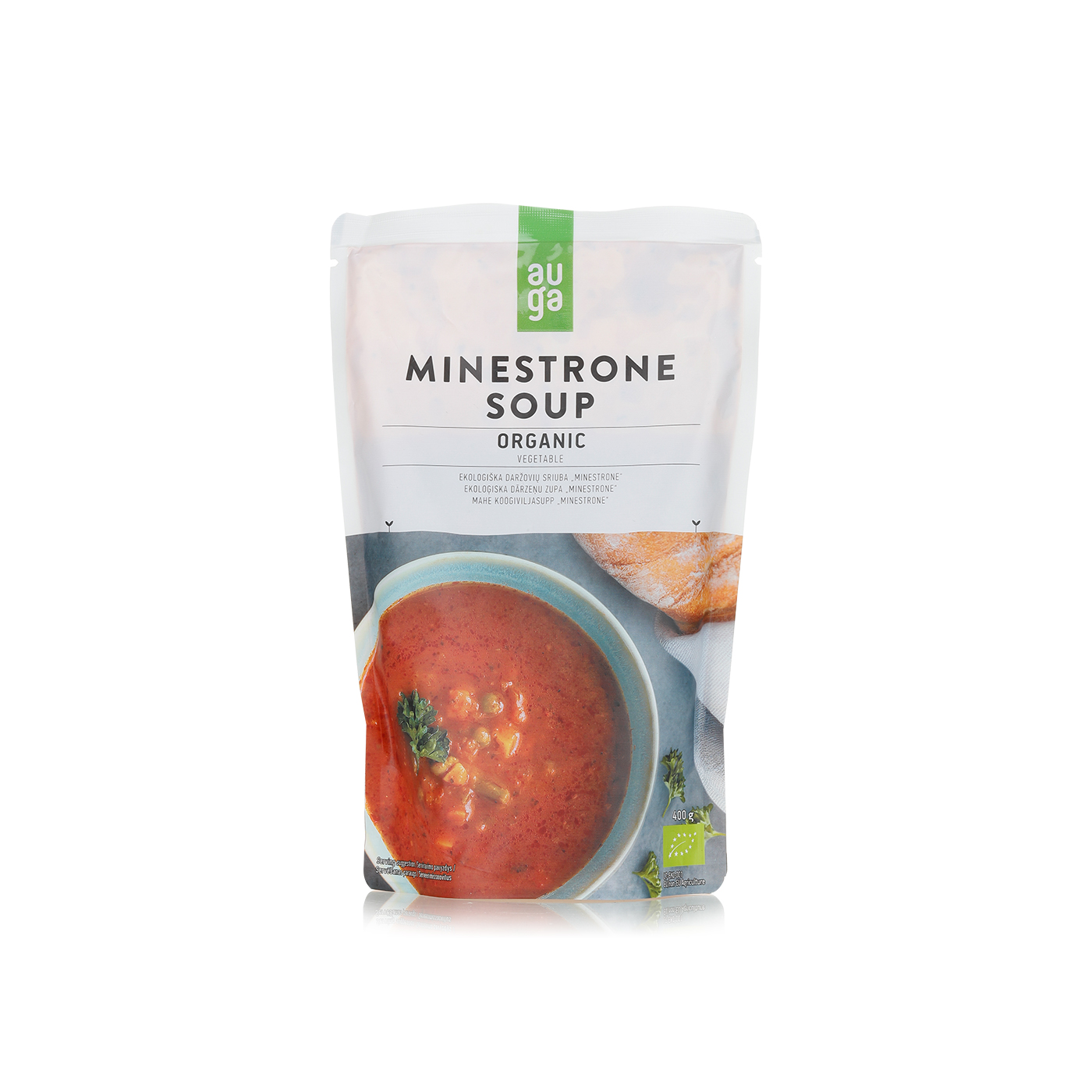 Auga Organic Minestrone Soup 400g - Spinneys UAE