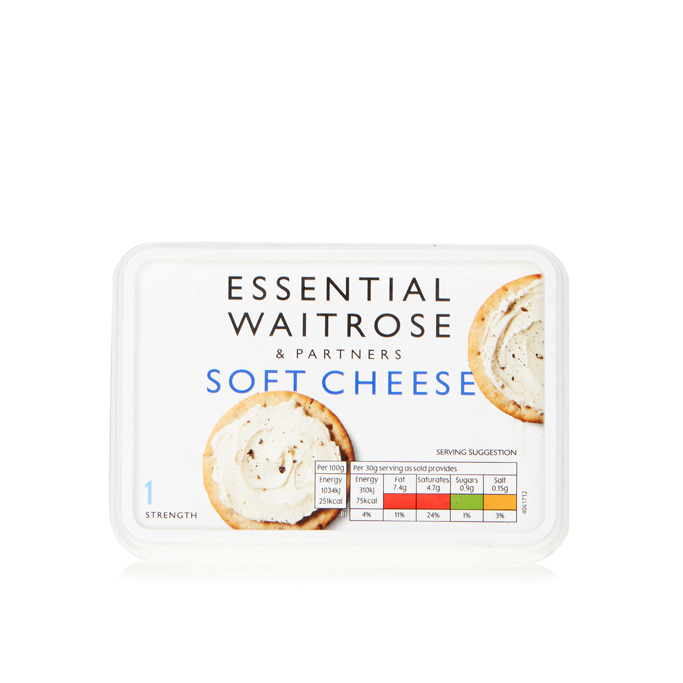 Waitrose Essential Full Fat Soft Cheese 250g - Spinneys UAE