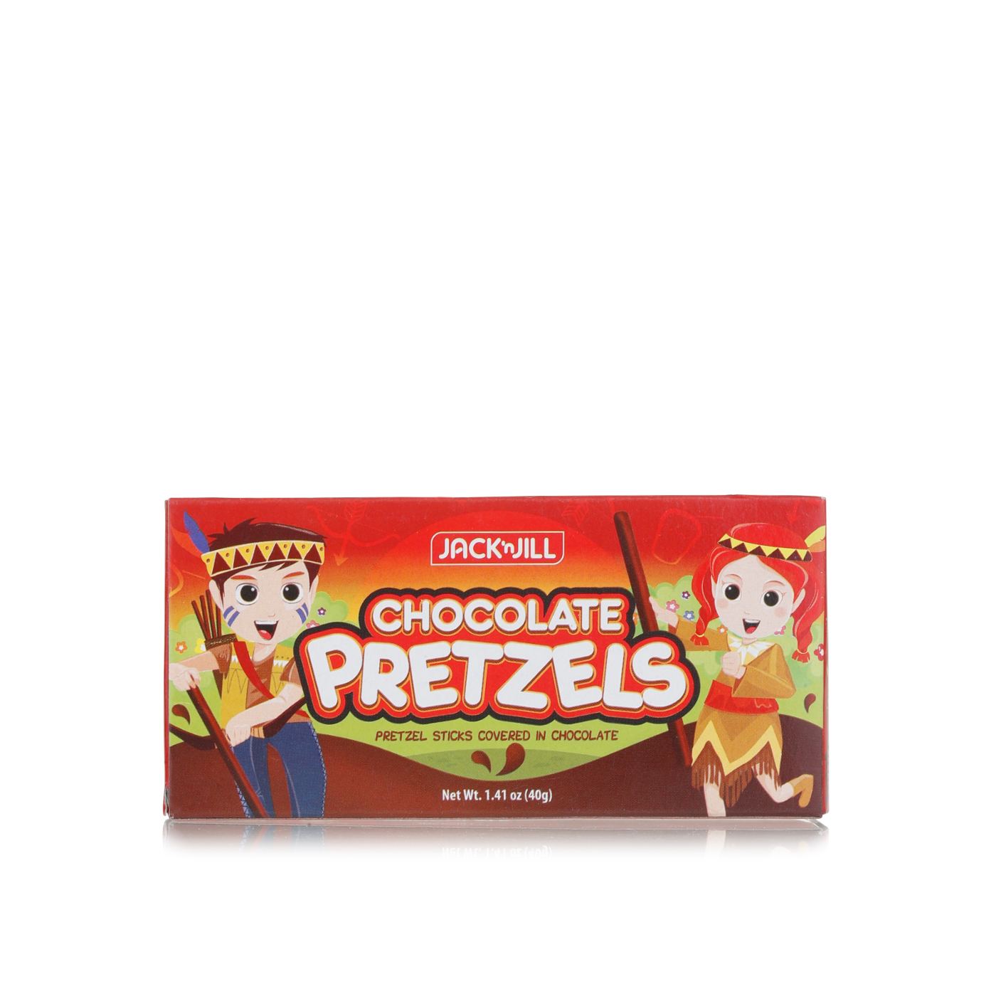 Jack 'n Jill Chocolate Pretzels Sticks 40g - Spinneys UAE