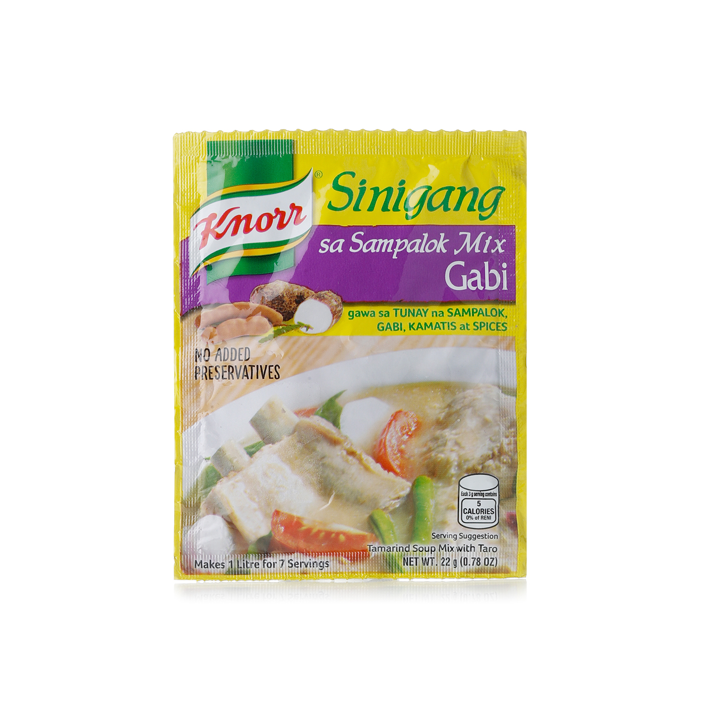 Knorr Sinigang Sa Sampalok Gabi Soup Mix 22g - Spinneys UAE