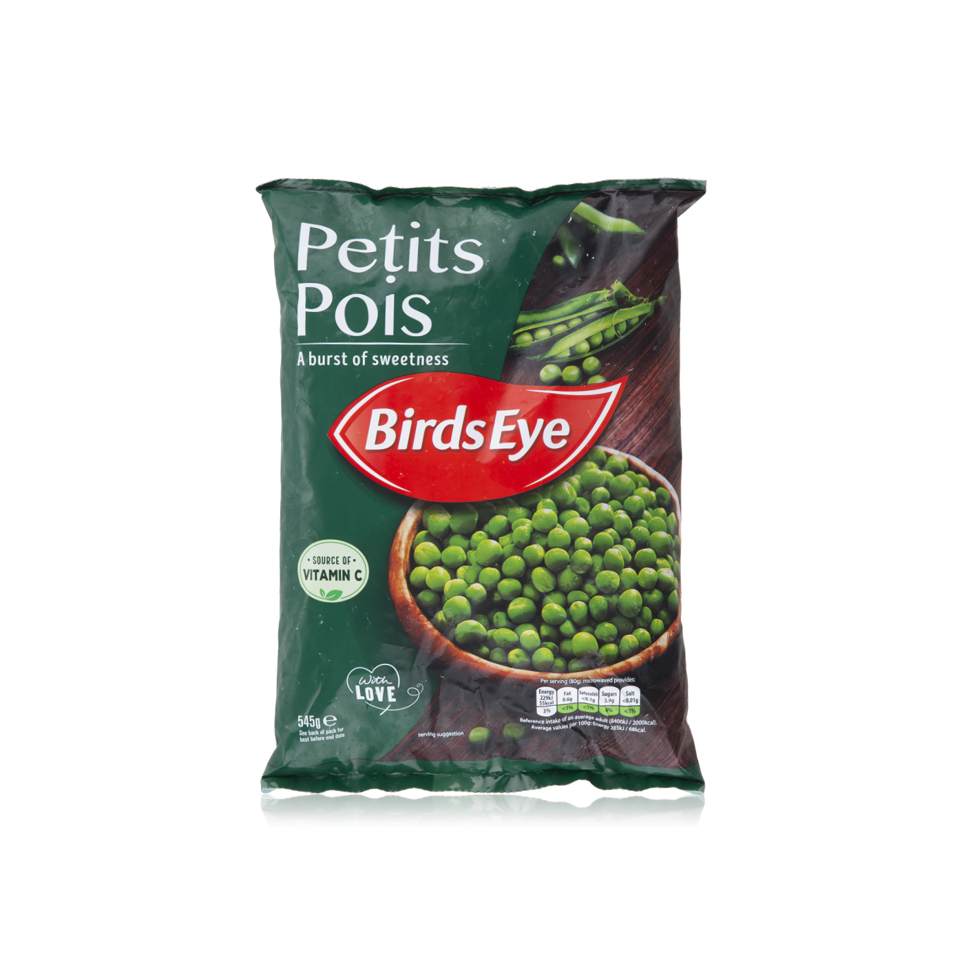 Birds Eye Frozen Petit Pois Peas 450G - Spinneys UAE