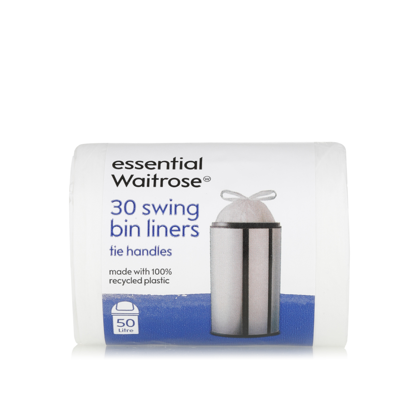 Waitrose Essential Swing Bin Liners 50 litre x 30 - Spinneys UAE
