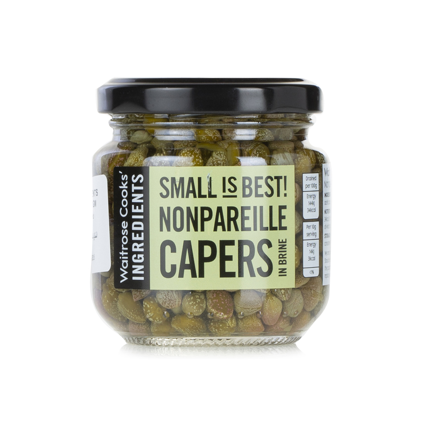Waitrose Cooks' Ingredient Nonpareille Capers in Brine 142g - Spinneys UAE