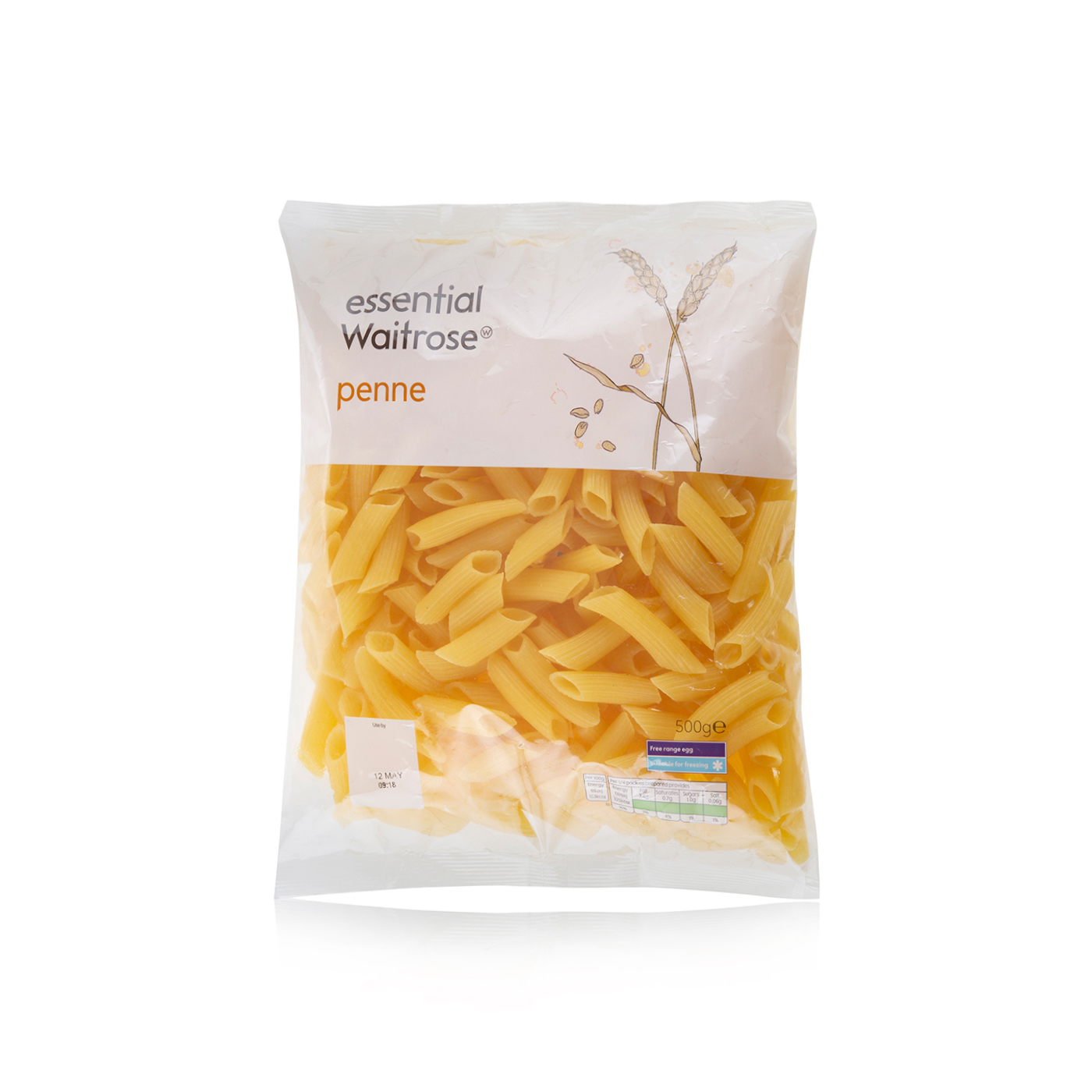 Waitrose Essential Fresh Penne Pasta 500g - Spinneys UAE