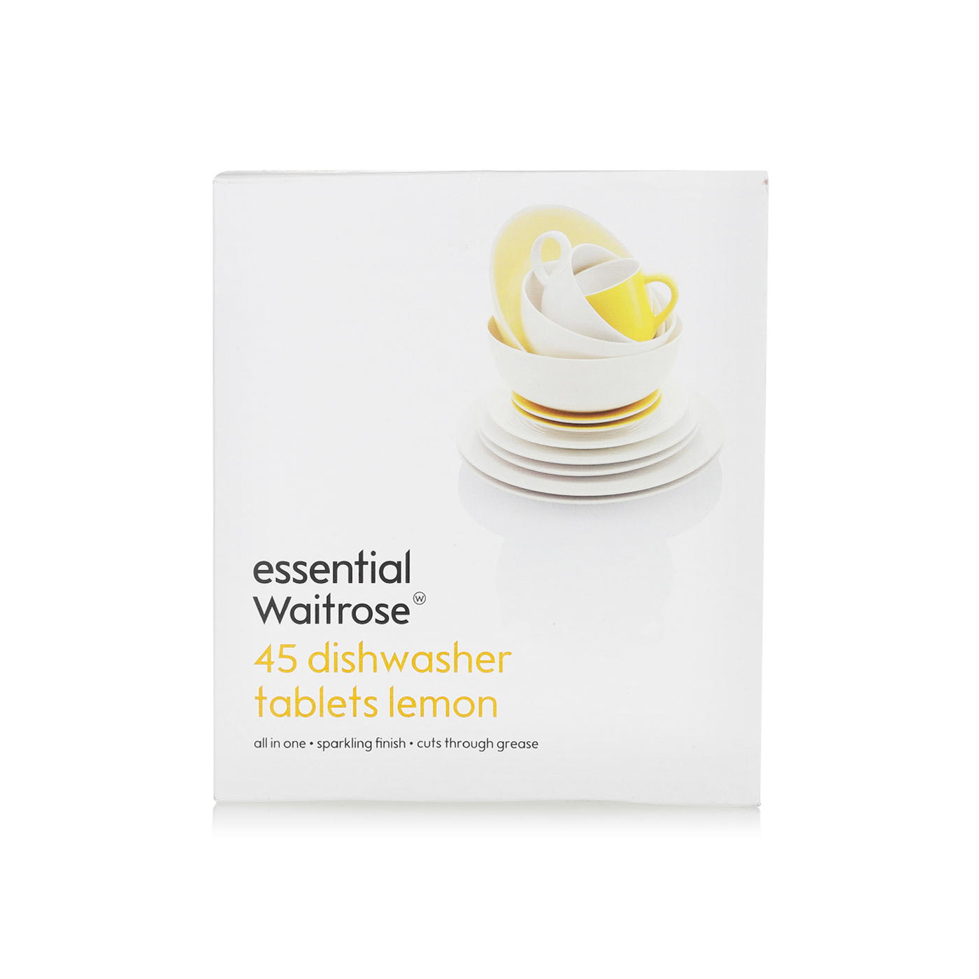 Waitrose Essential Lemon Dishwasher Tablets x 45 - Spinneys UAE