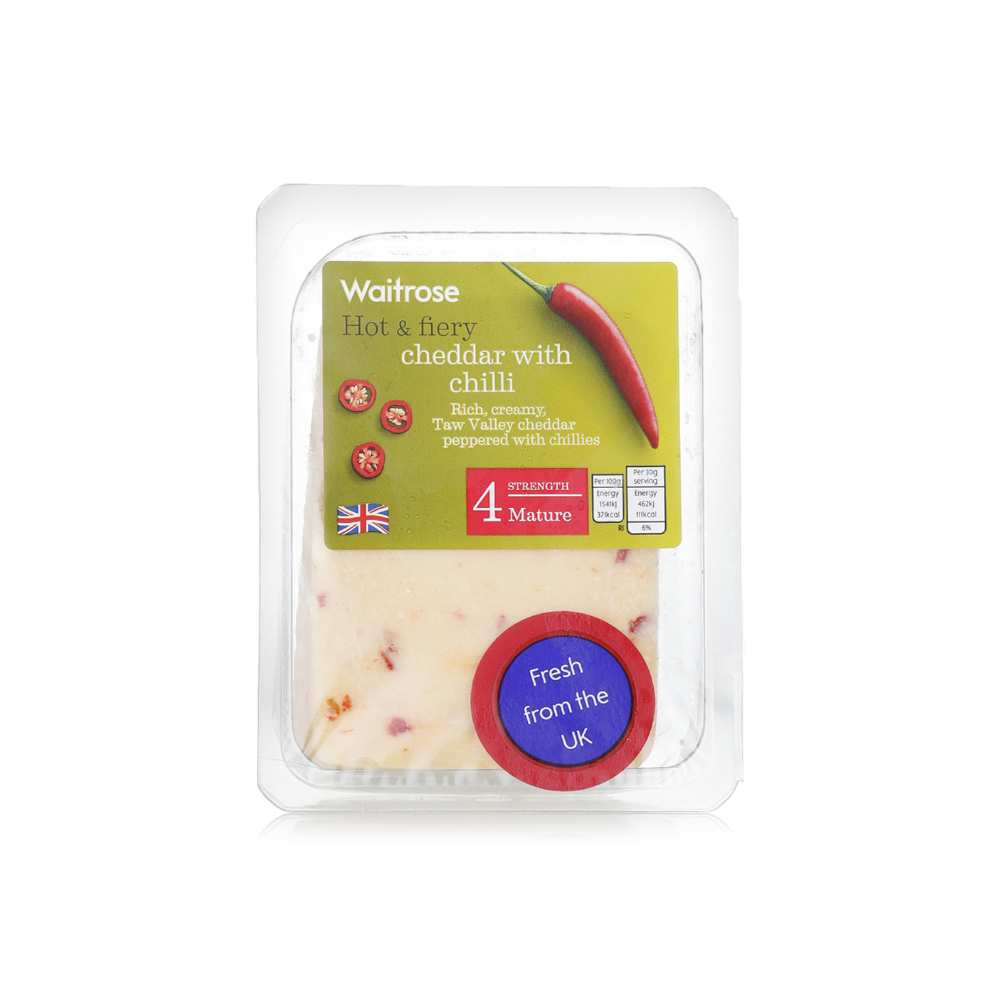 Waitrose Cheddar with Chilli 180g - Spinneys United Arab Emirates