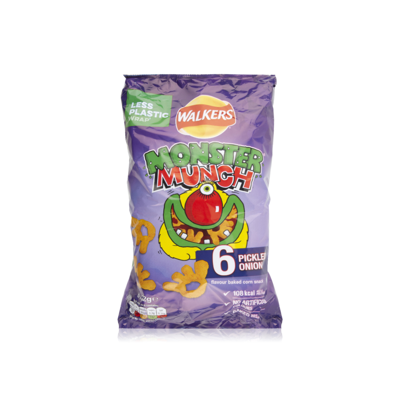 Walkers Pickled Onion Monster Munch 6 x 25g - Spinneys UAE