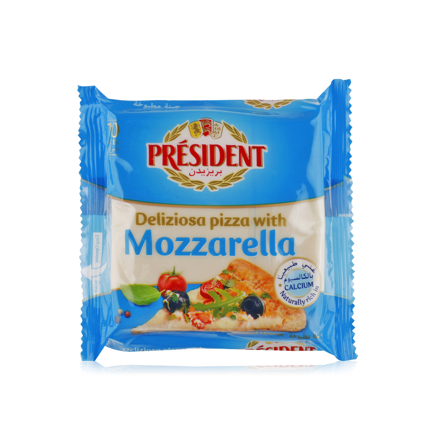 President Mozzarella Slices x 10 200g - Spinneys UAE