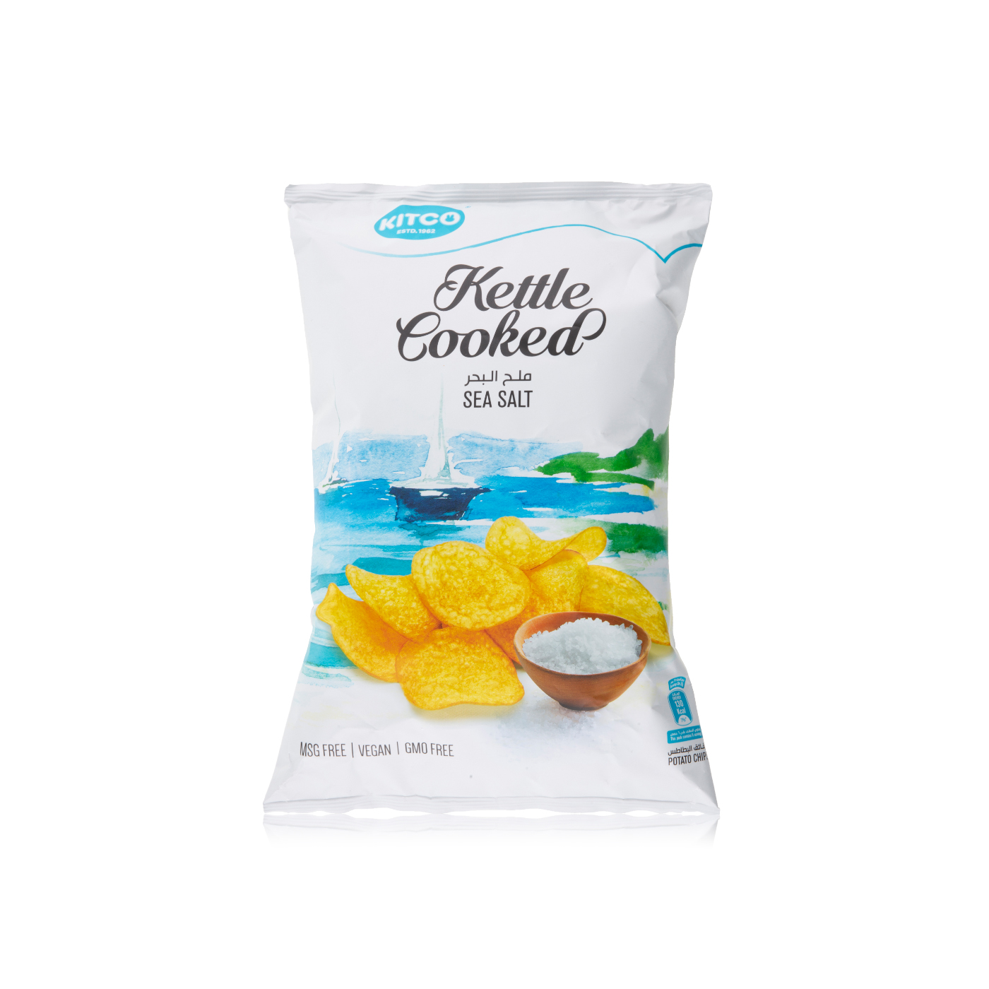 Kitco Kettle Cooked Sea Salt Crisps 150g - Spinneys UAE