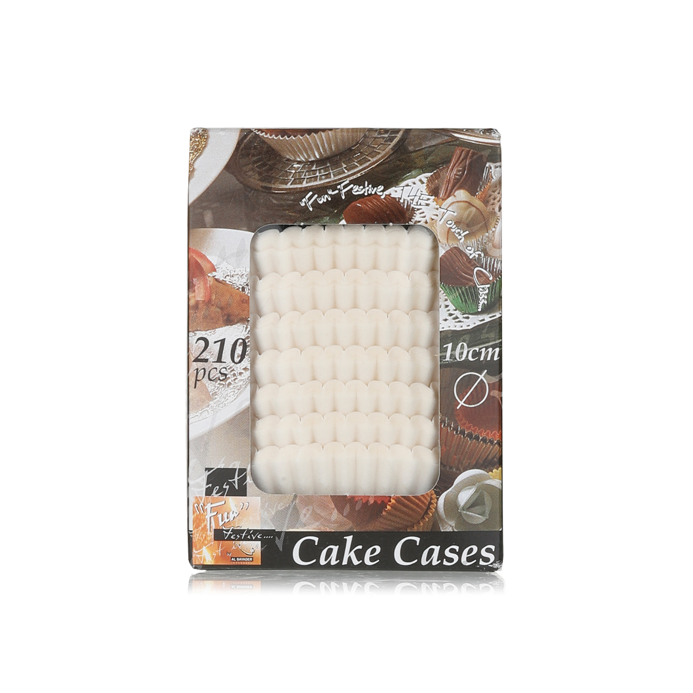 Fun White Baking Cases 10cmx 18 - Spinneys UAE