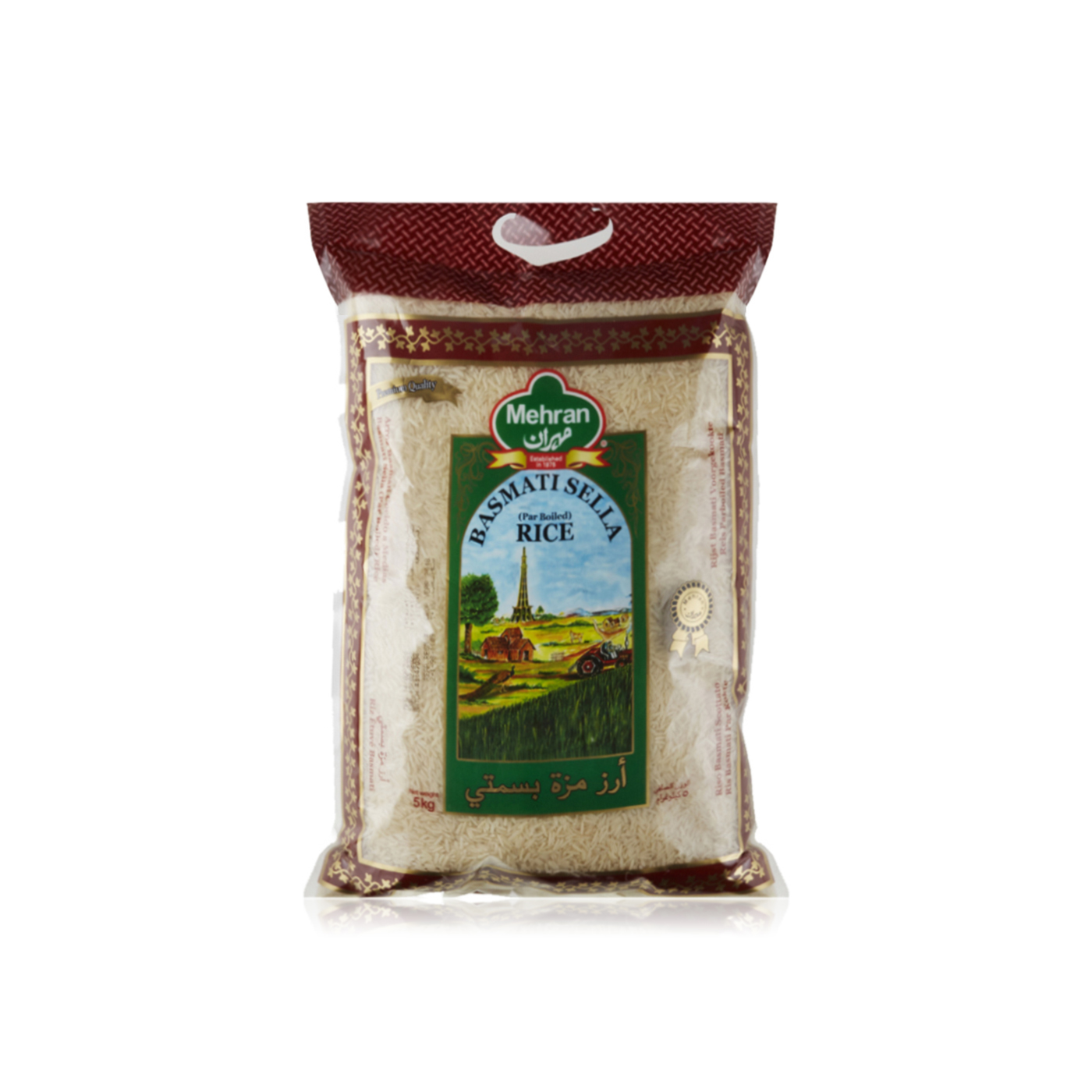Mehran Basmati Sella Rice 5kg - Spinneys UAE