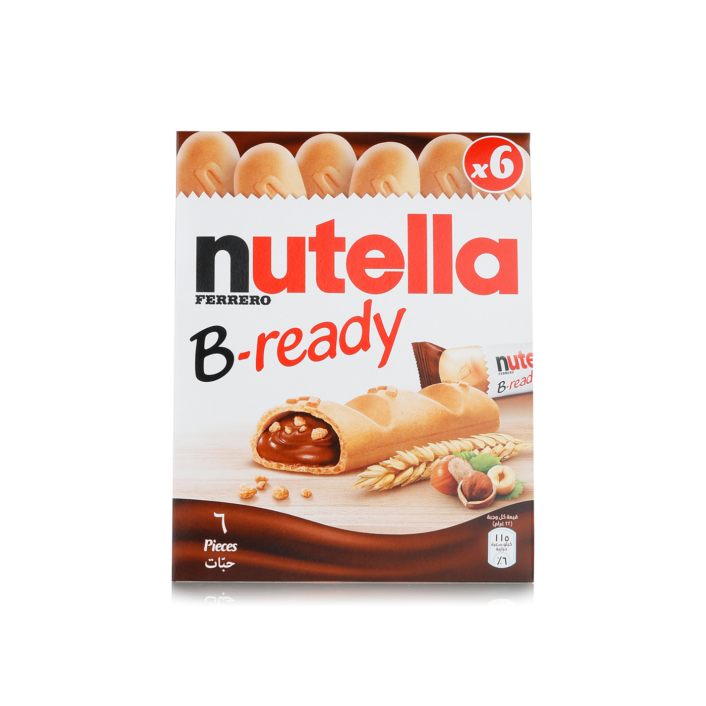 Nutella B-Ready Bars x 6 132g - Spinneys UAE