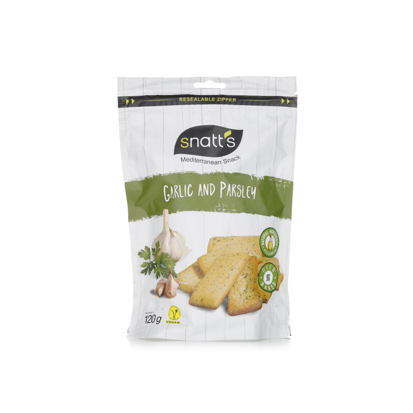 Snatt's Garlic and Parsley Crackers 120g - Spinneys UAE