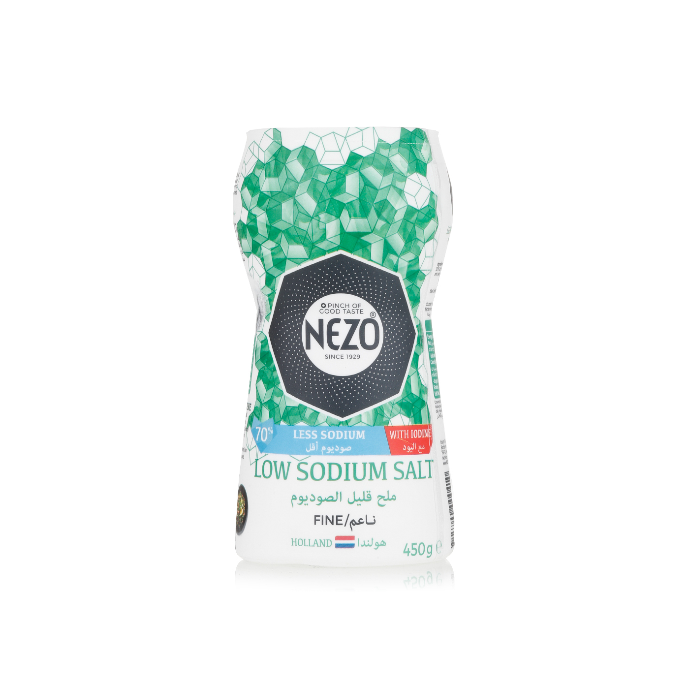 Nezo Low Sodium Salt 450g - Spinneys UAE