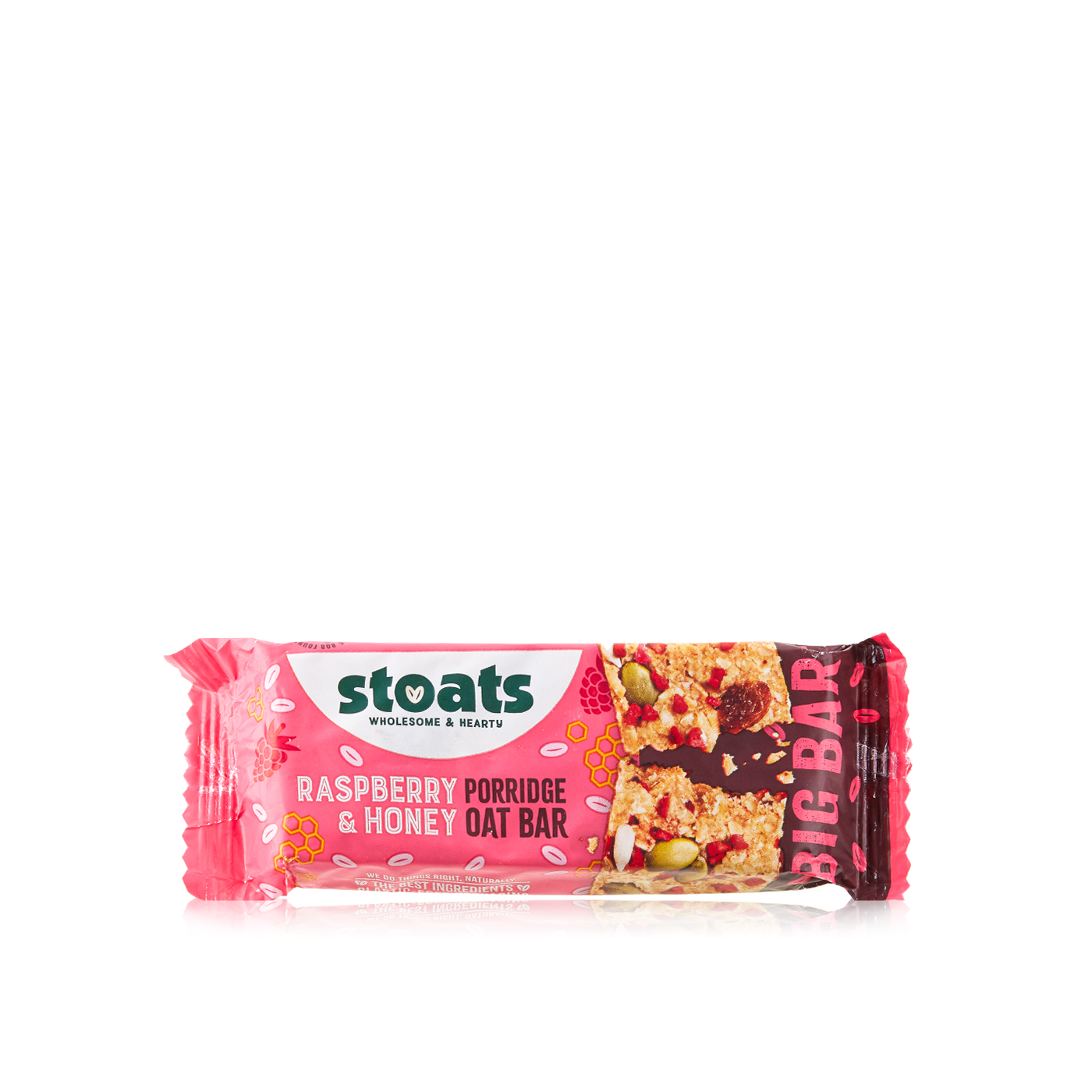 Stoats Raspberry & Honey Porridge Oat Bar 85g - Spinneys UAE