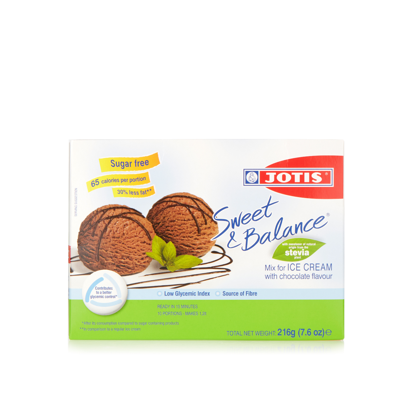 Jotis Sweet & Balance Chocolate Ice Cream 216g - Spinneys UAE
