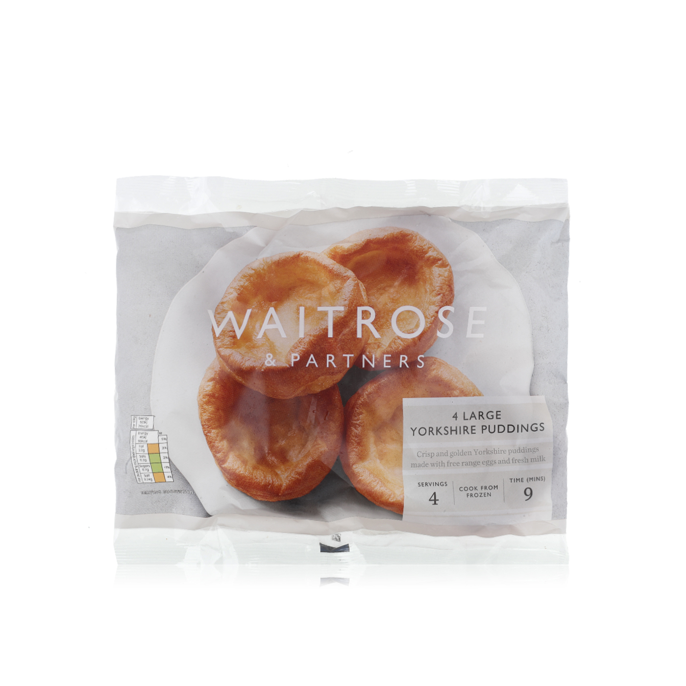 Waitrose Frozen Yorkshire Puddings Large 180G - Spinneys UAE