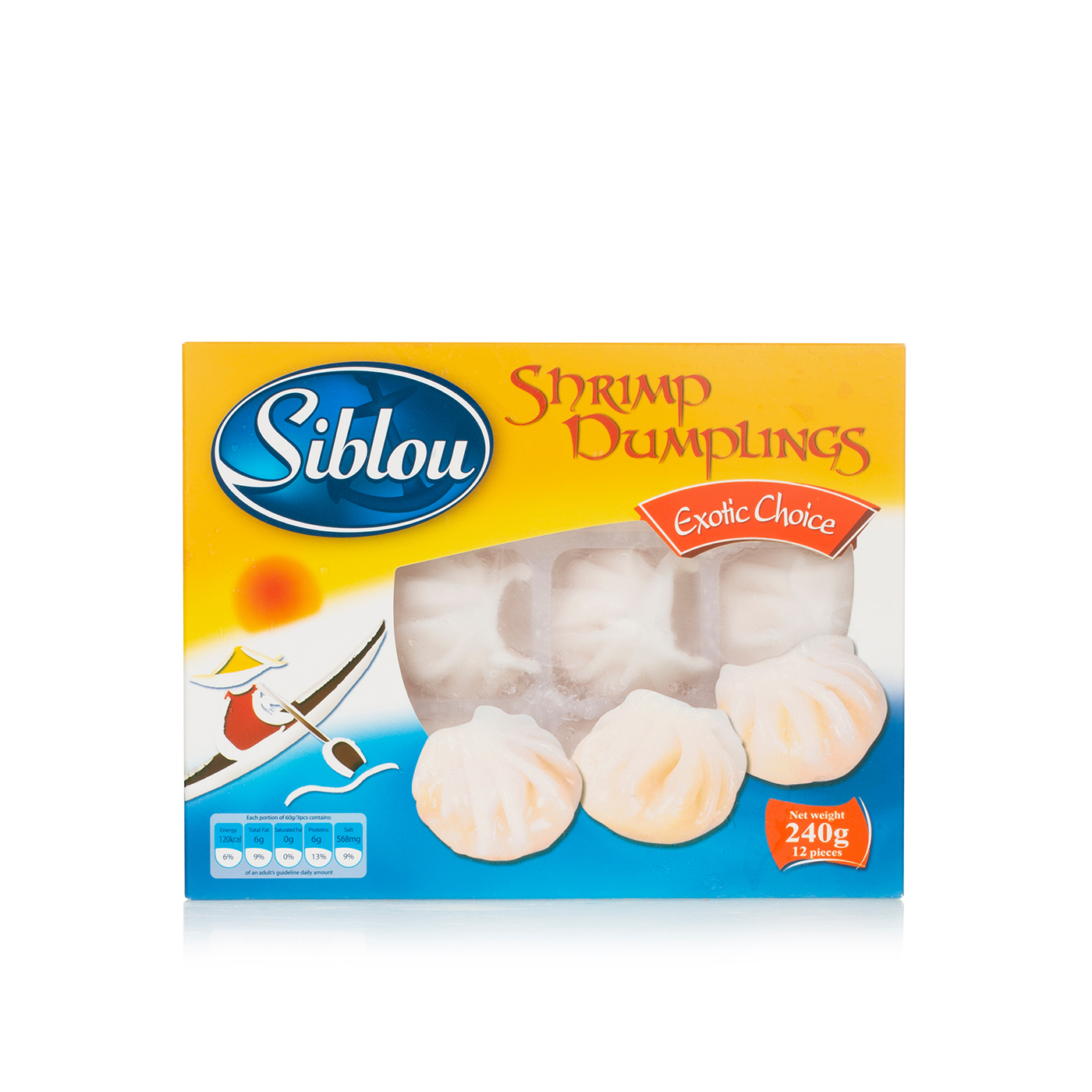 Siblou Frozen Shrimp Dumplings 240G - Spinneys United Arab Emirates