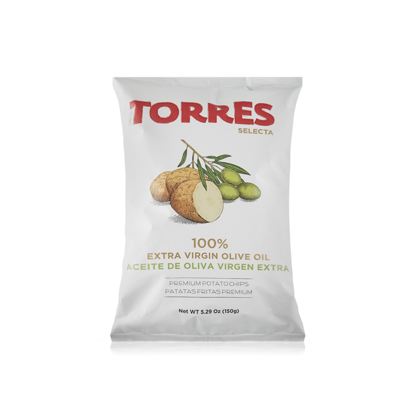 Torres Selecta Extra Virgin Olive Oil Chips 150g - Spinneys UAE