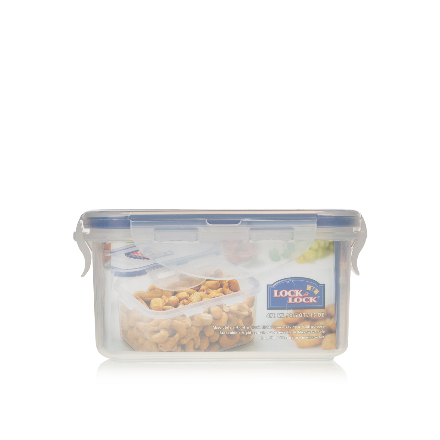Lock & Lock Rectangular Food Container 470ml - Spinneys UAE