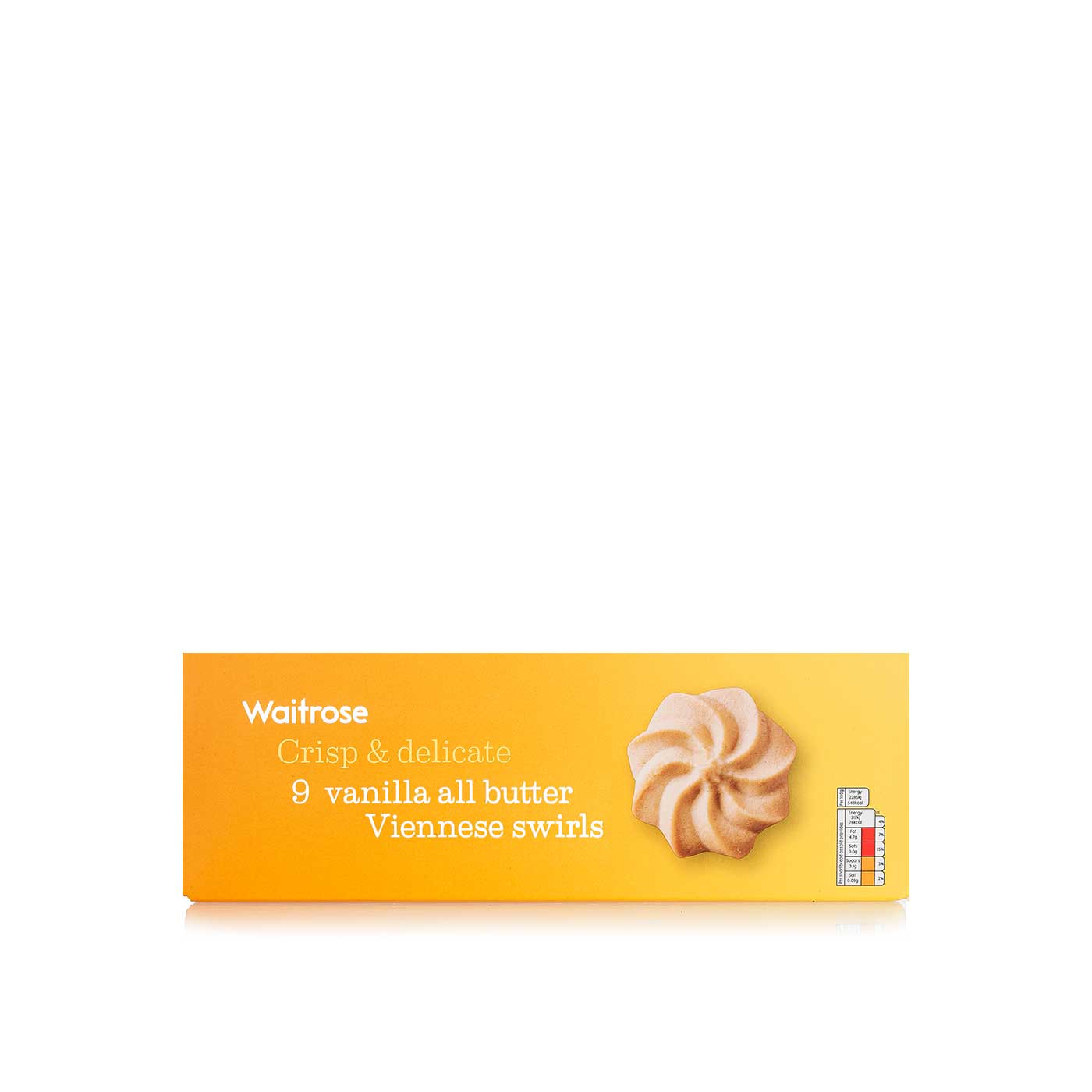 Waitrose Vanilla & Butter Viennese Swirls 125g - Spinneys UAE