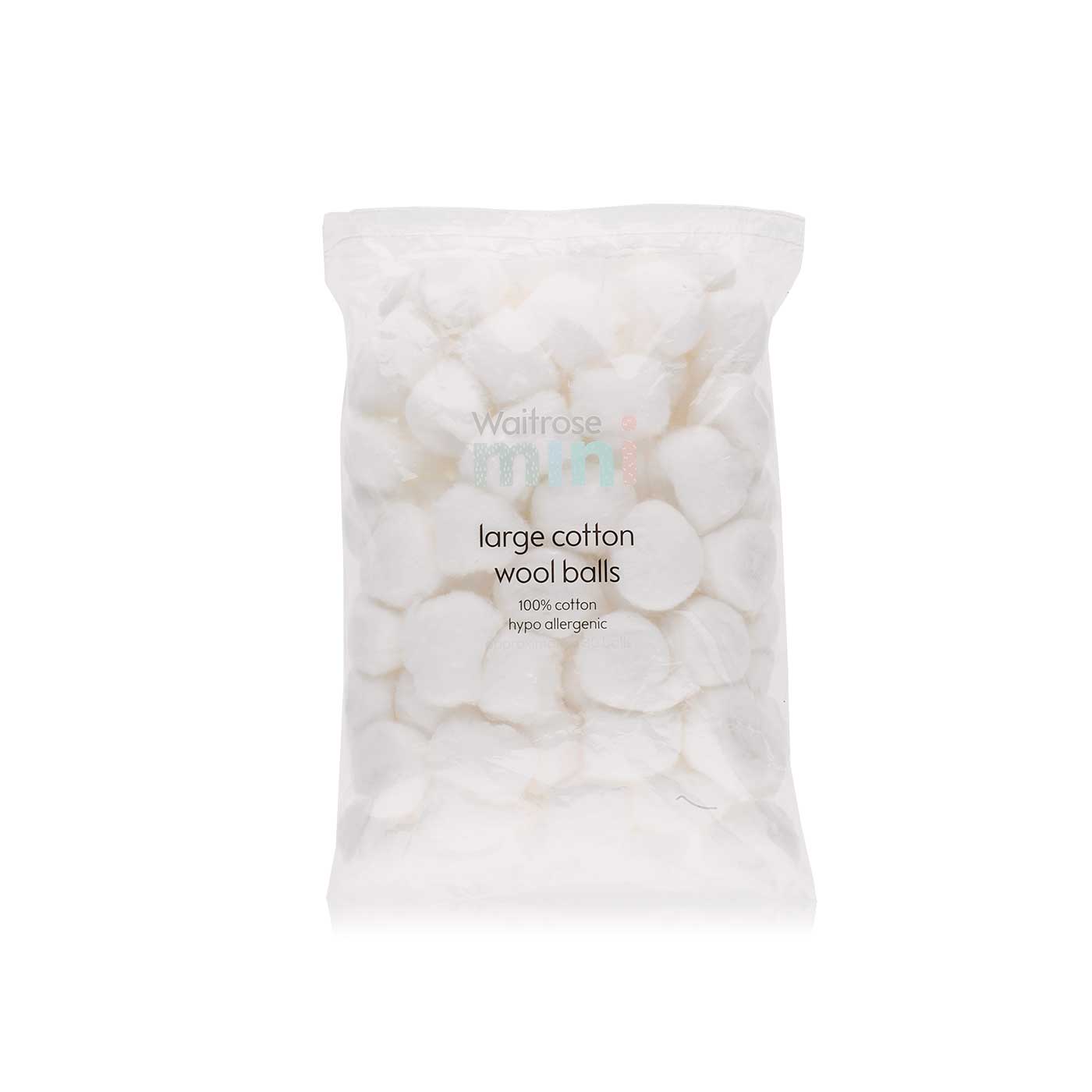 Waitrose Essential Large Cotton Wool Balls x 80 - Spinneys UAE