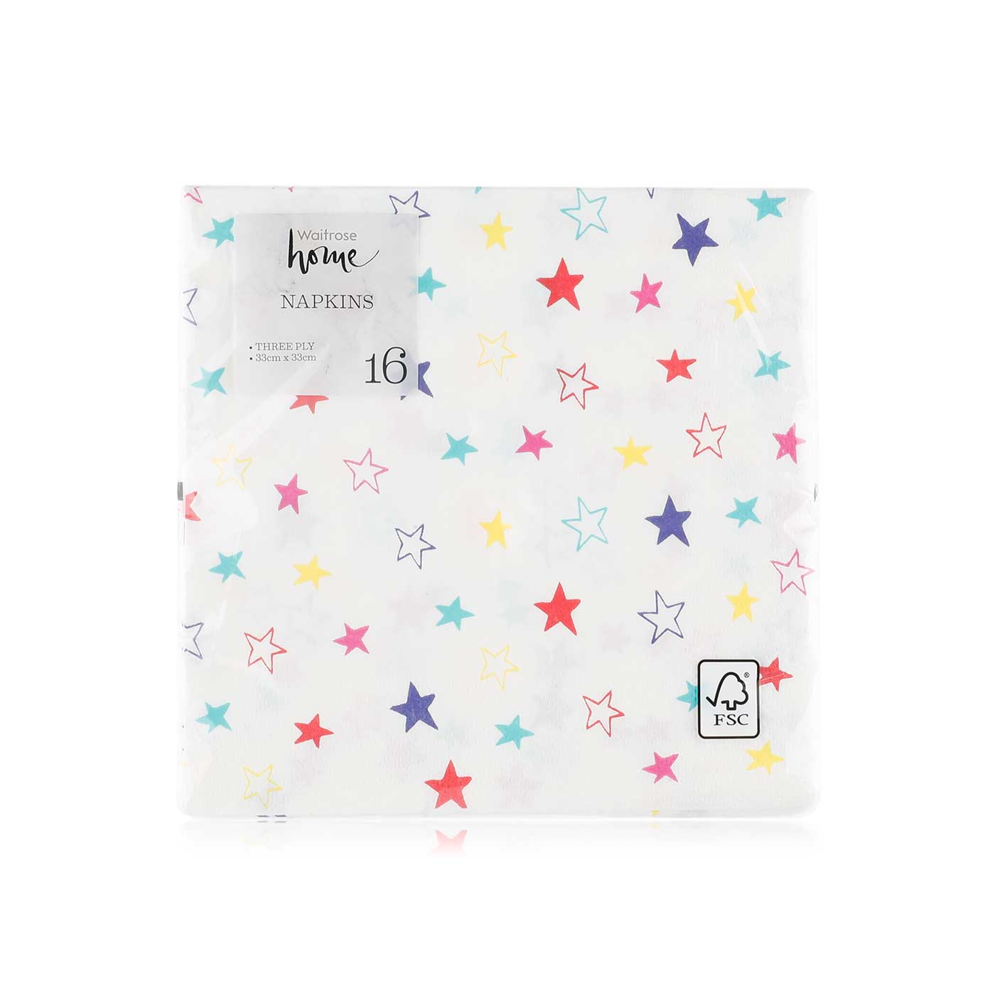 Waitrose Home Star Napkins x 16 - Spinneys United Arab Emirates