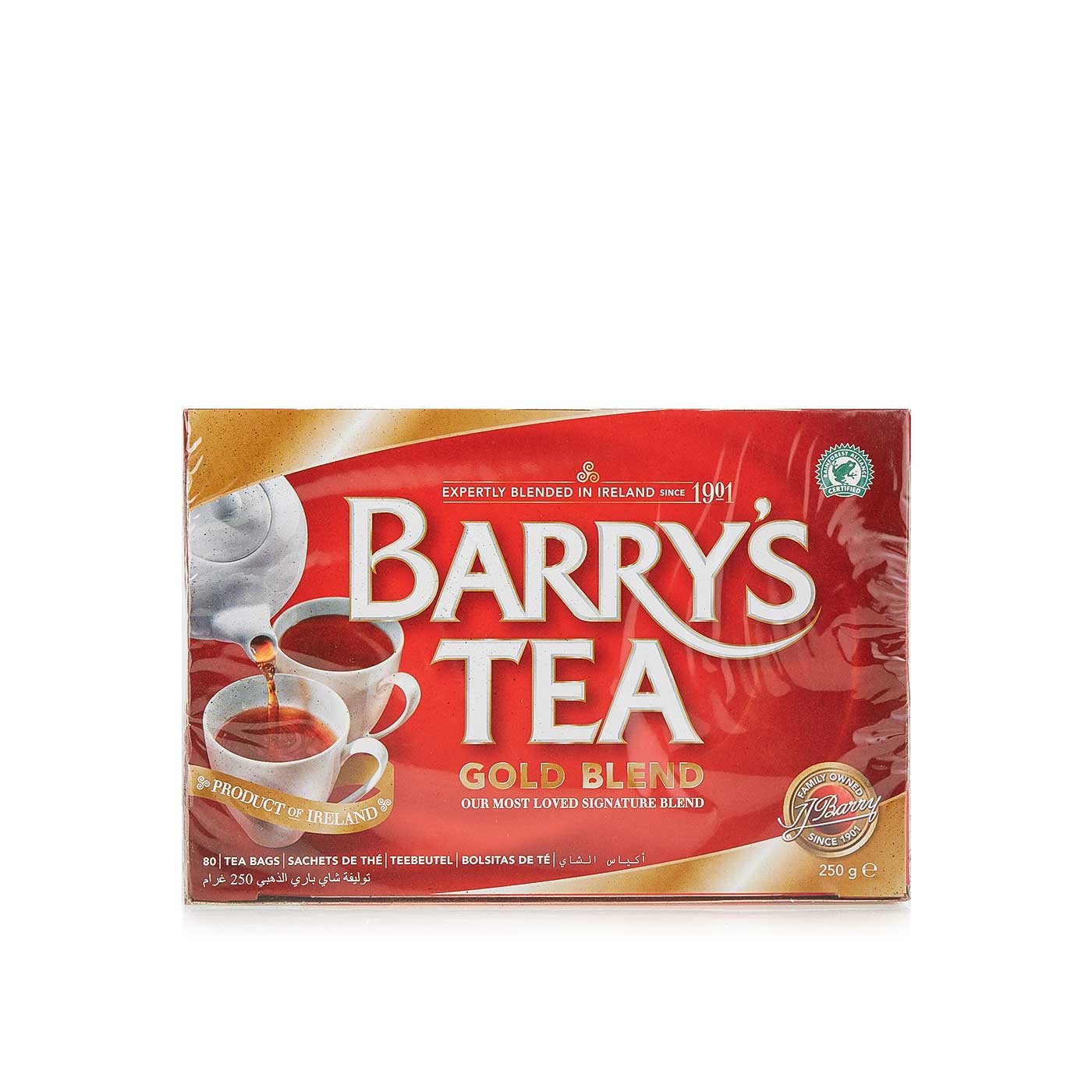 Barry's Tea Gold Blend Tea Bags 250g - Spinneys UAE